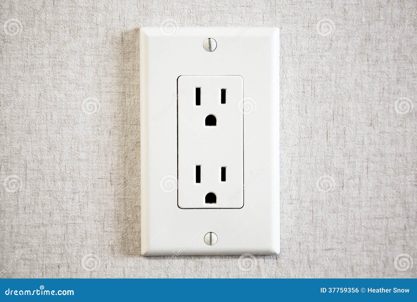 Power Outlet On White Marble Background Royalty-Free Stock Photo ...