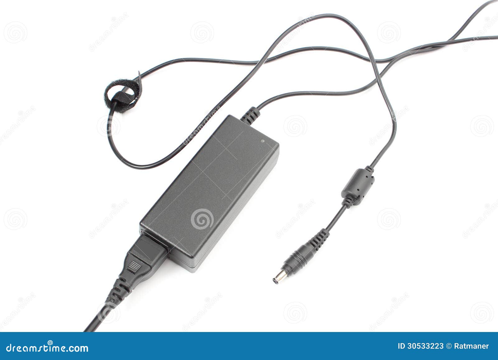Power Pack for a Laptop on White Background Stock Image - Image of ...