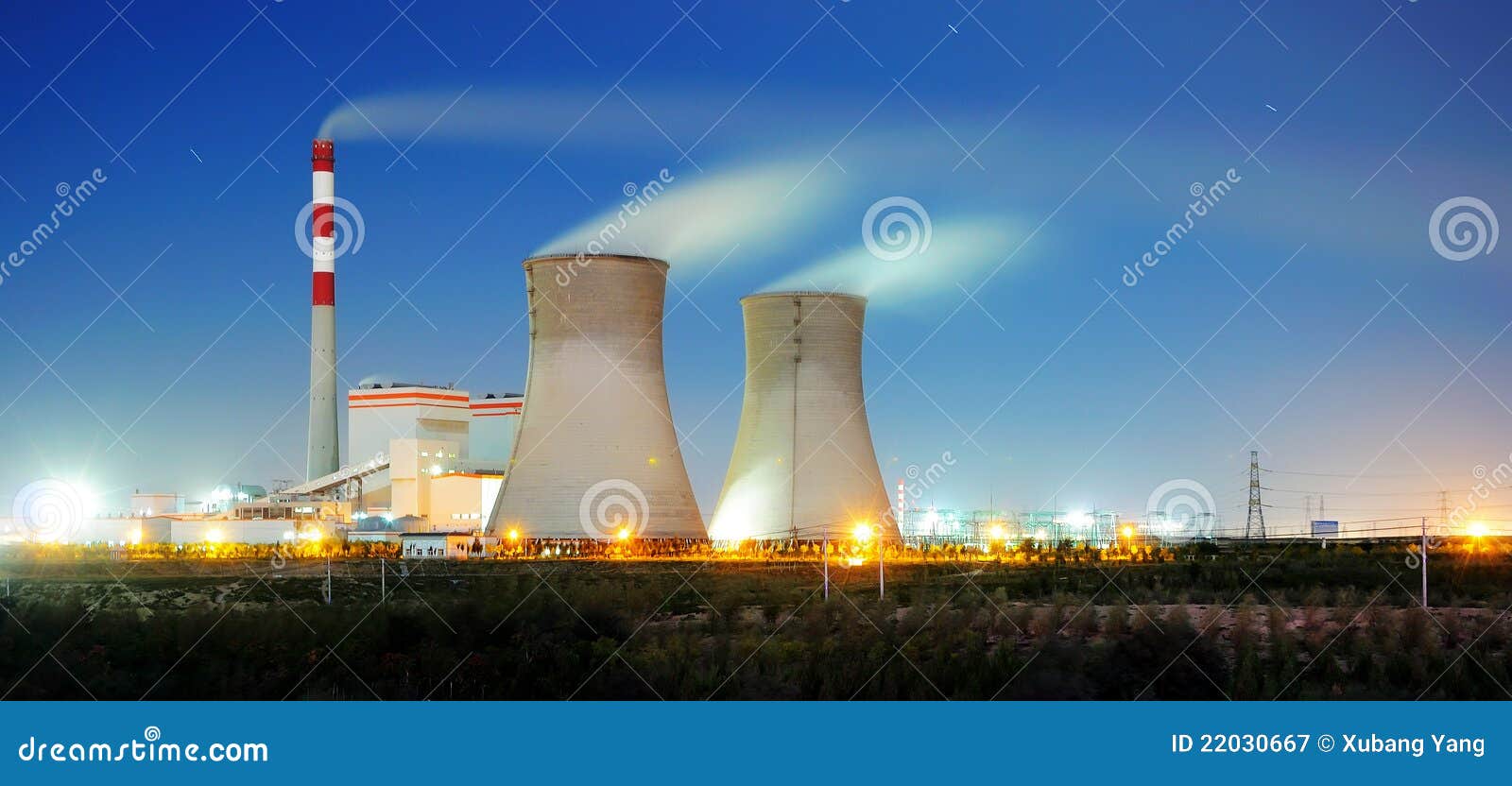 Power Plant. Thermal Power Plant And Combined Cycle Power Plant In ...