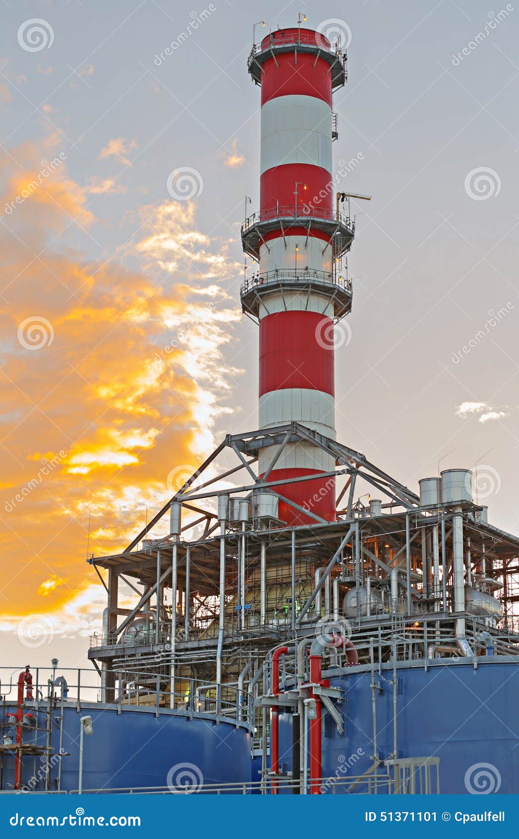 Power Plant stock image. Image of energy, combined, employment - 51371101