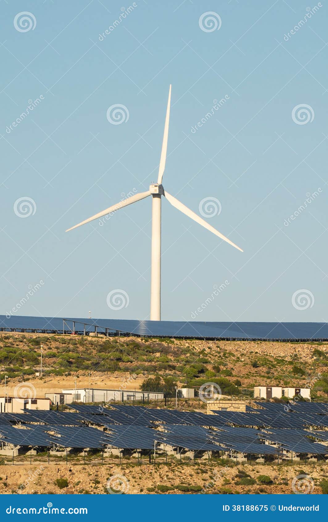Power Plant Renewable Energy Stock Image - Image of alternative, wind ...