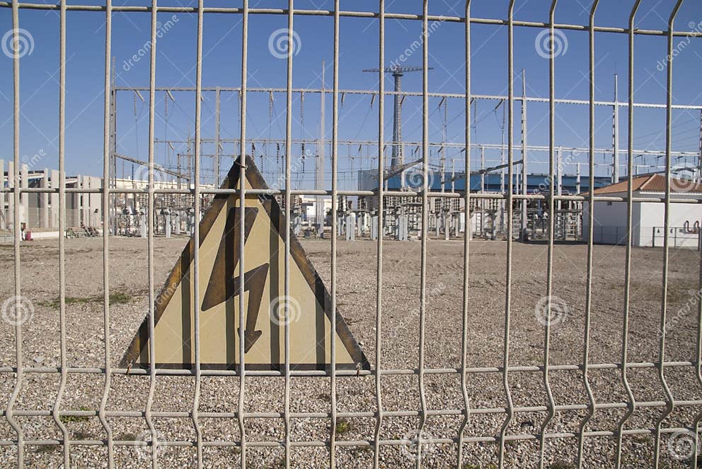 Power plant sign stock image. Image of electricity, powerplant - 23414633