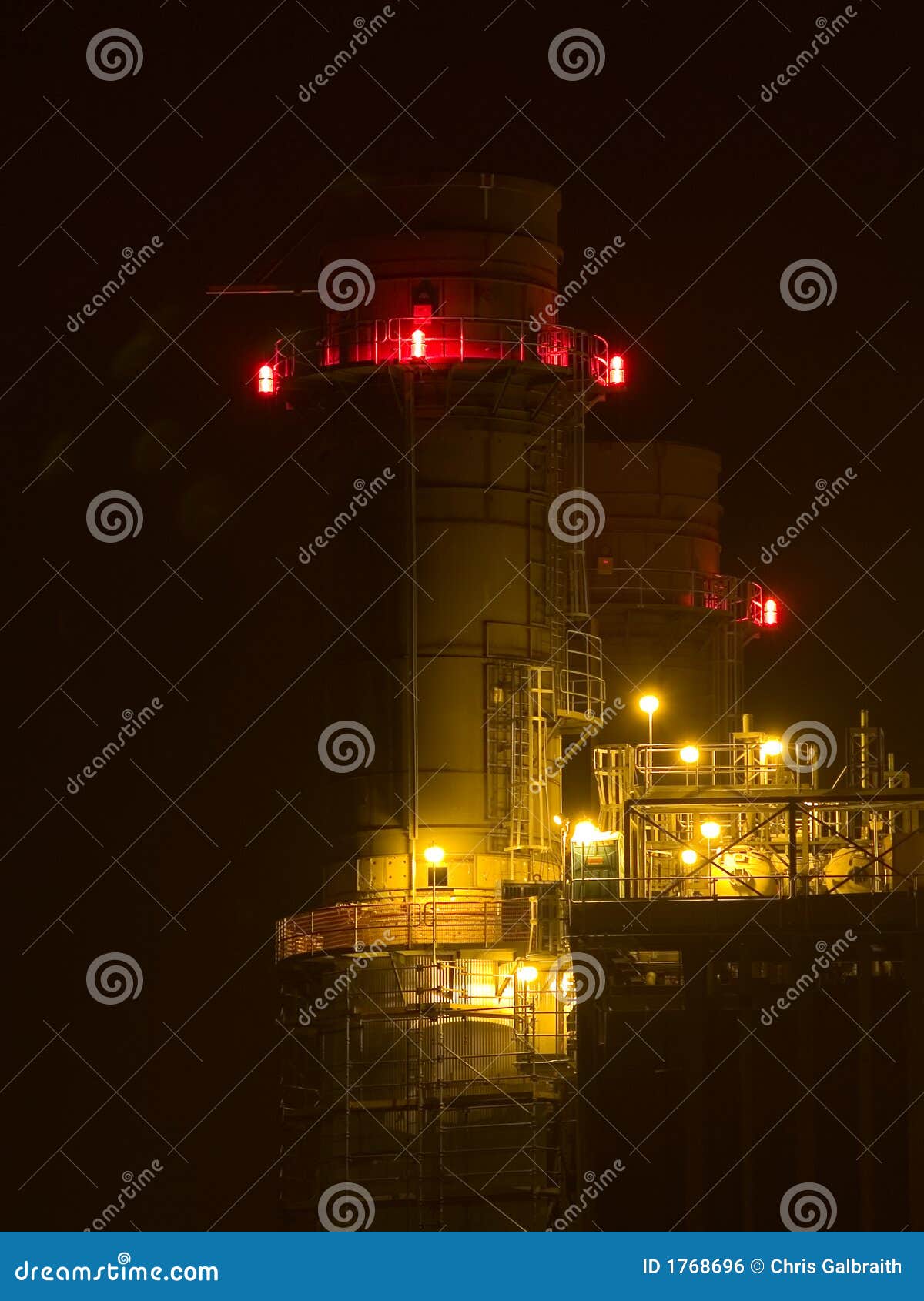 Power plant smoke stack stock photo. Image of electricity - 1768696