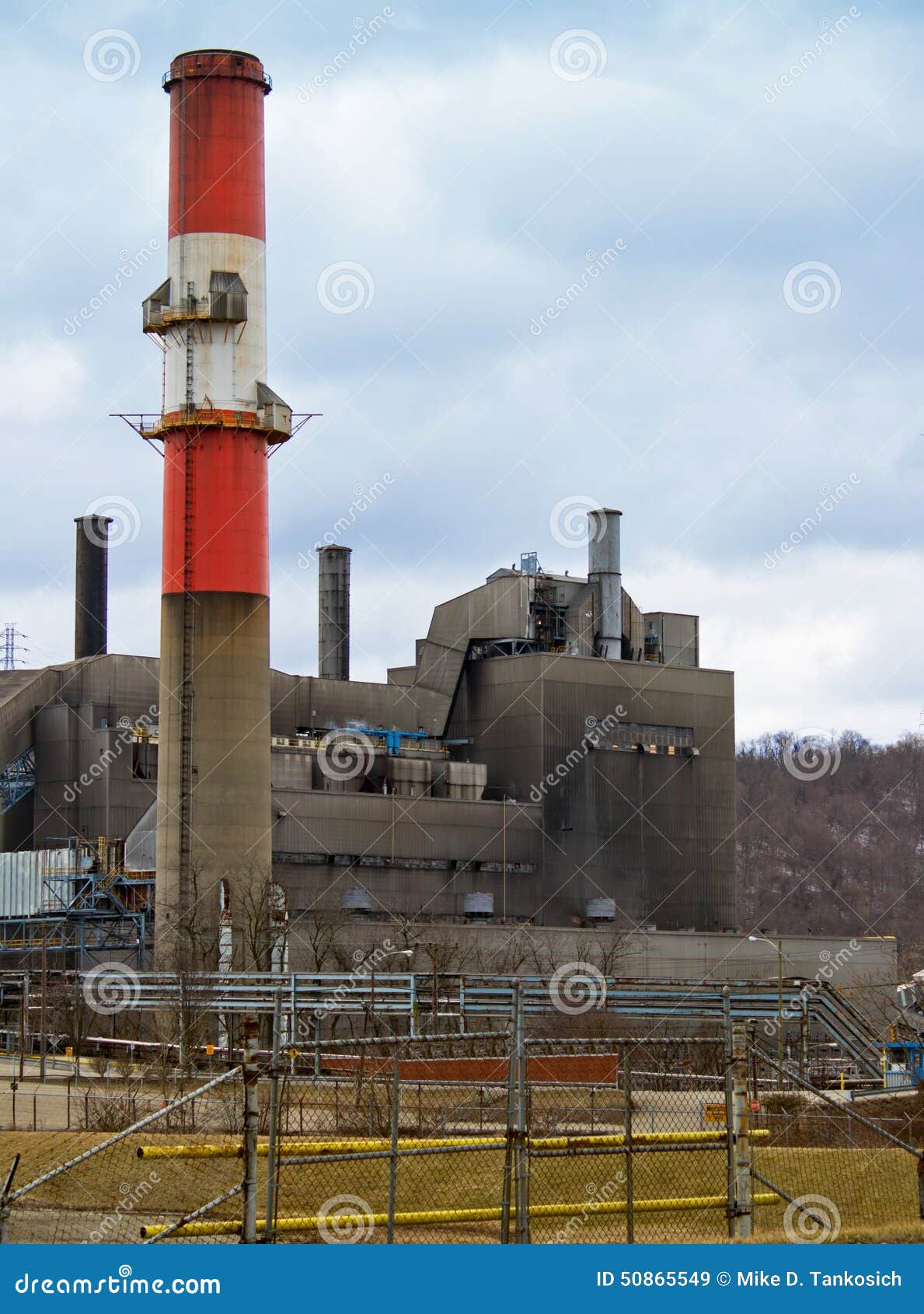 Power Plant Stack stock image. Image of pennsylvania - 50865549