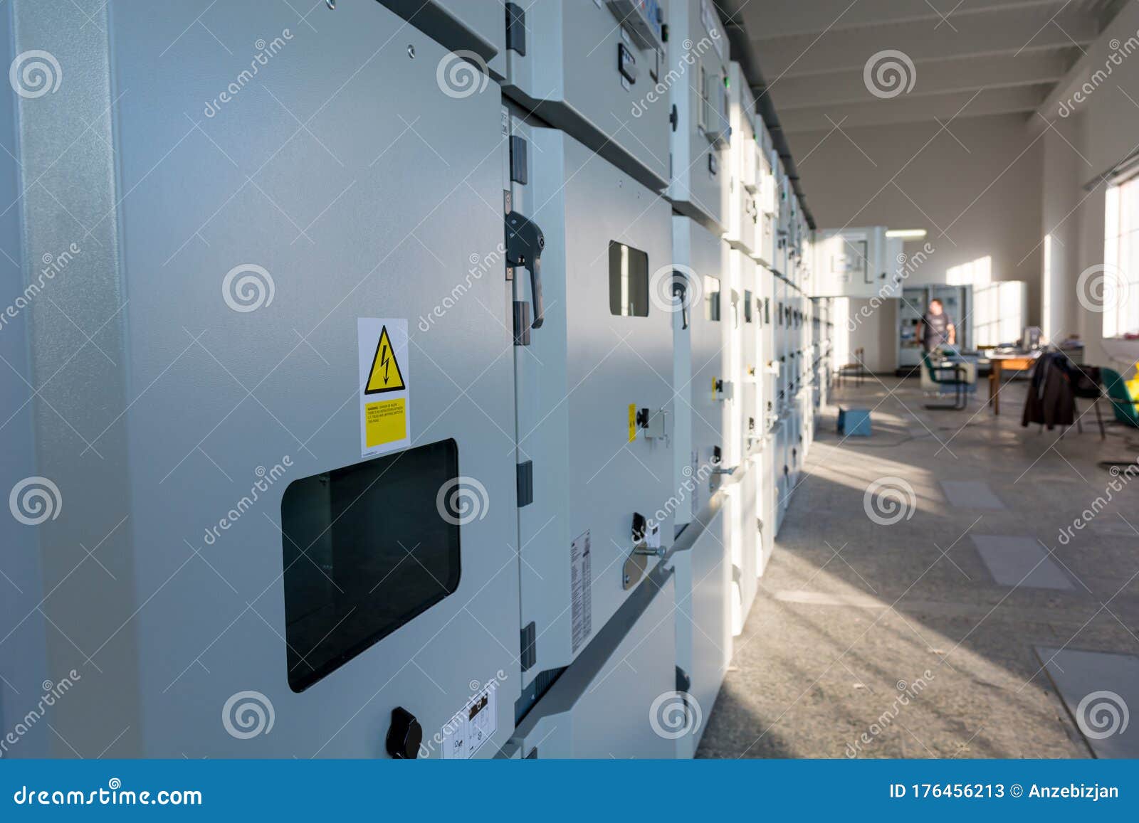 Power Plant Switchyard Protection and Control Cubicles Compartment ...