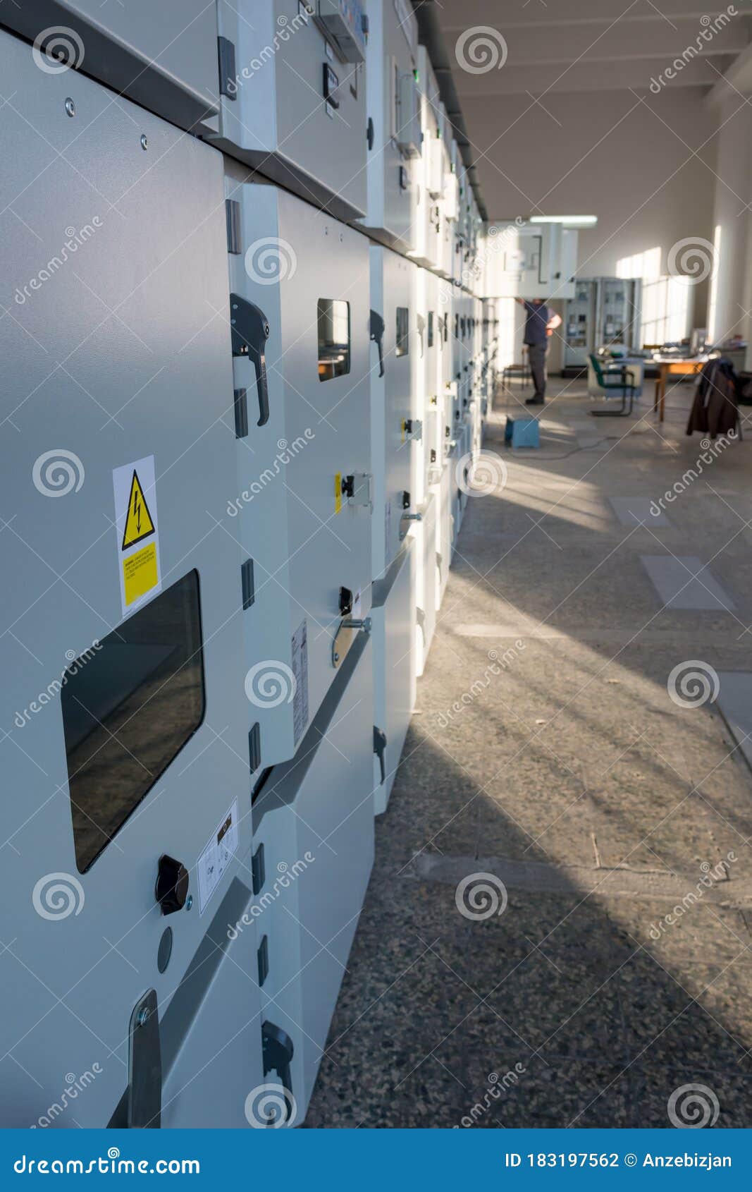 Power Plant Switchyard Protection and Control Cubicles Compartment ...