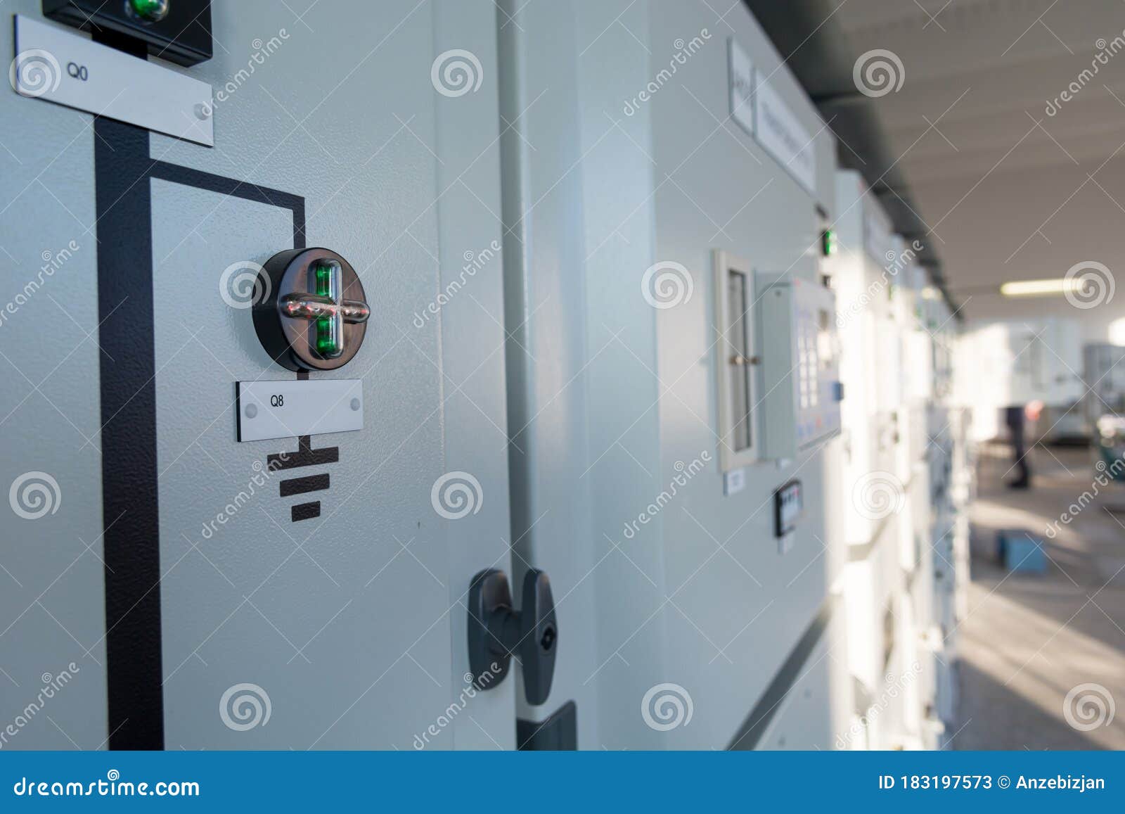 Compartment Of Electrical Equipment In A Complete Transformer ...