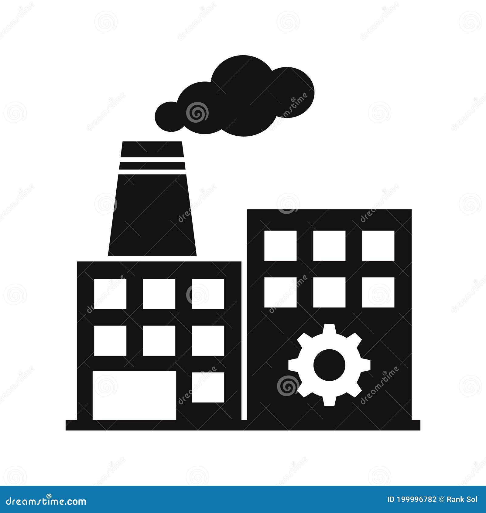 Power Plant Vector Icon Which Can Easily Modify or Edit Stock Vector ...
