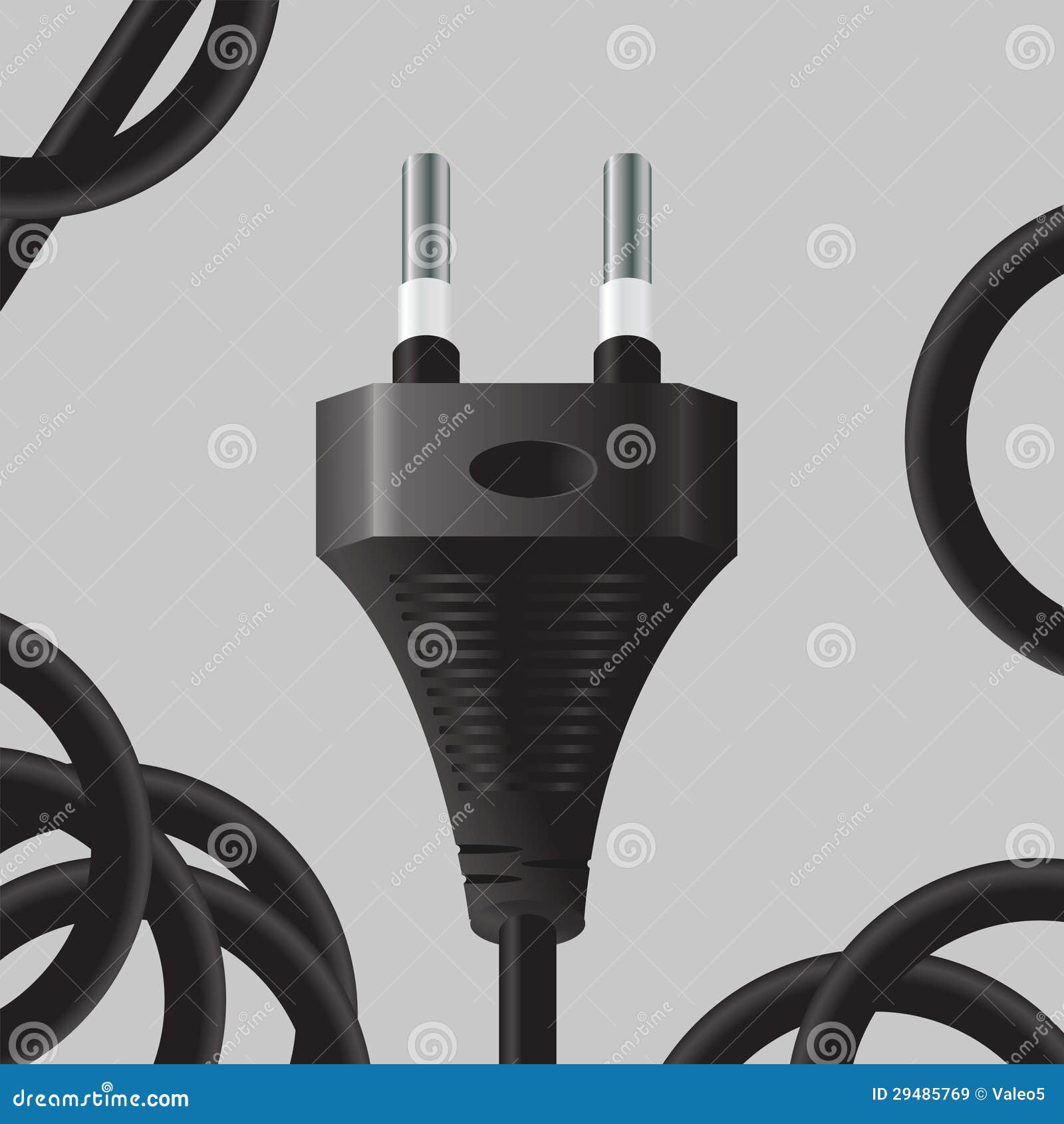 Power plug stock vector. Illustration of blackout, icons - 29485769