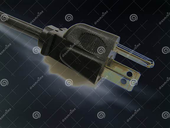 Power Plug stock photo. Image of cable, plug, prong, grounded - 313870