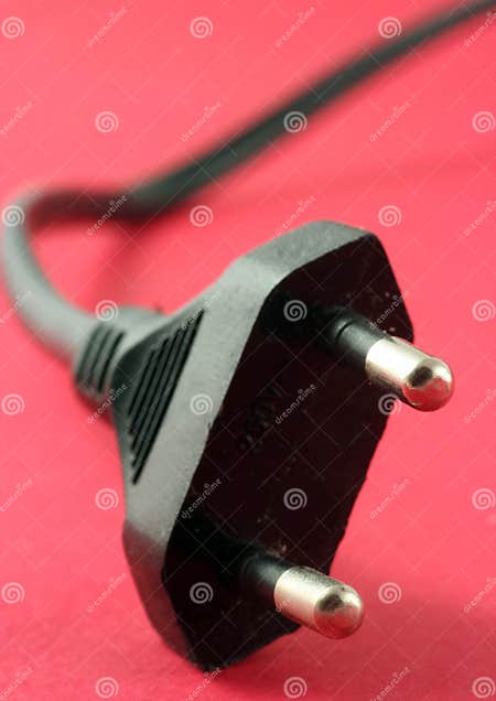 Power plug stock image. Image of plastics, metal, power - 450689