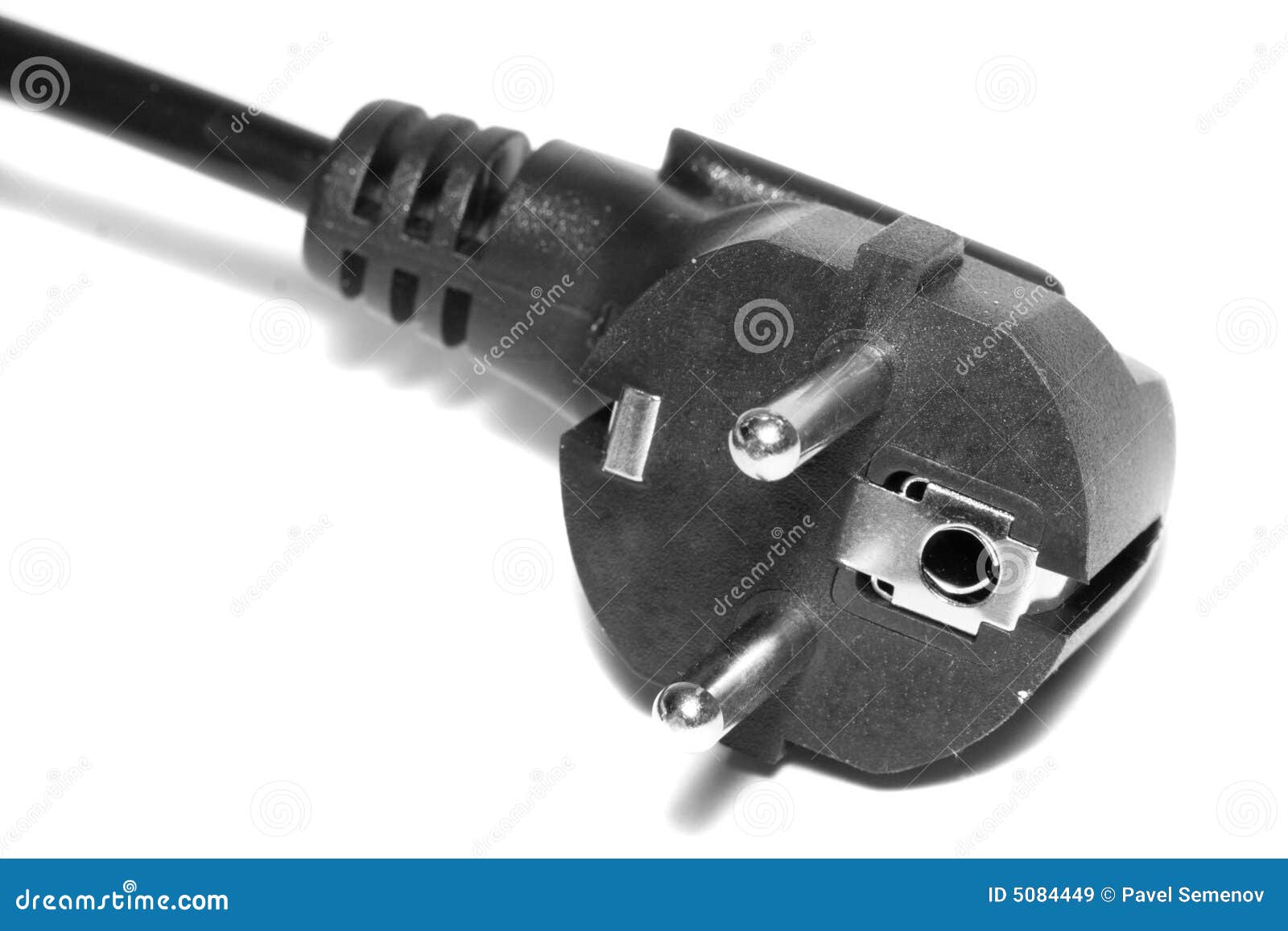 Power plug stock image. Image of cord, live, wire, white - 5084449