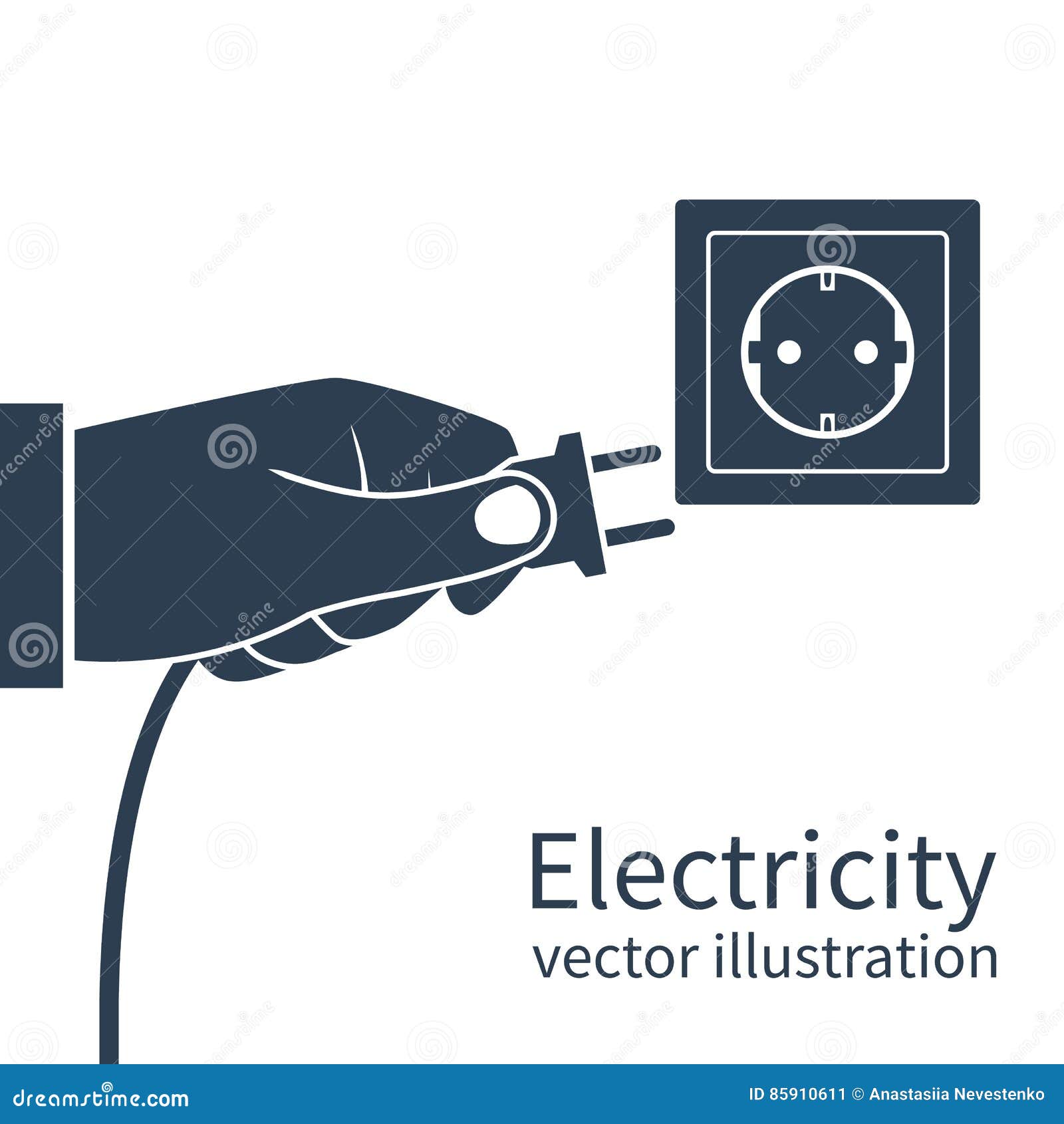 Plug Plugged Stock Illustrations – 688 Plug Plugged Stock Illustrations ...