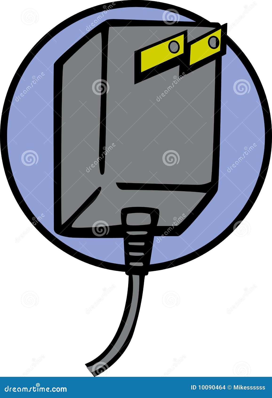 Power Plug Vector Illustration Stock Vector - Illustration of appliance ...
