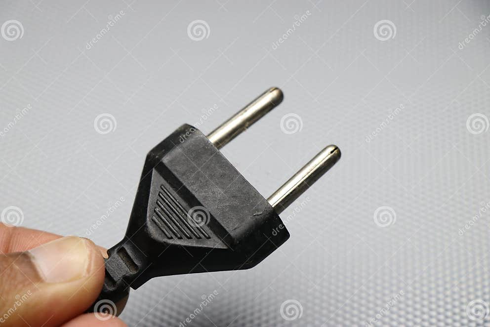 Power Plug Which is Two Pin Type these are Ungrounded Plug Types Stock ...