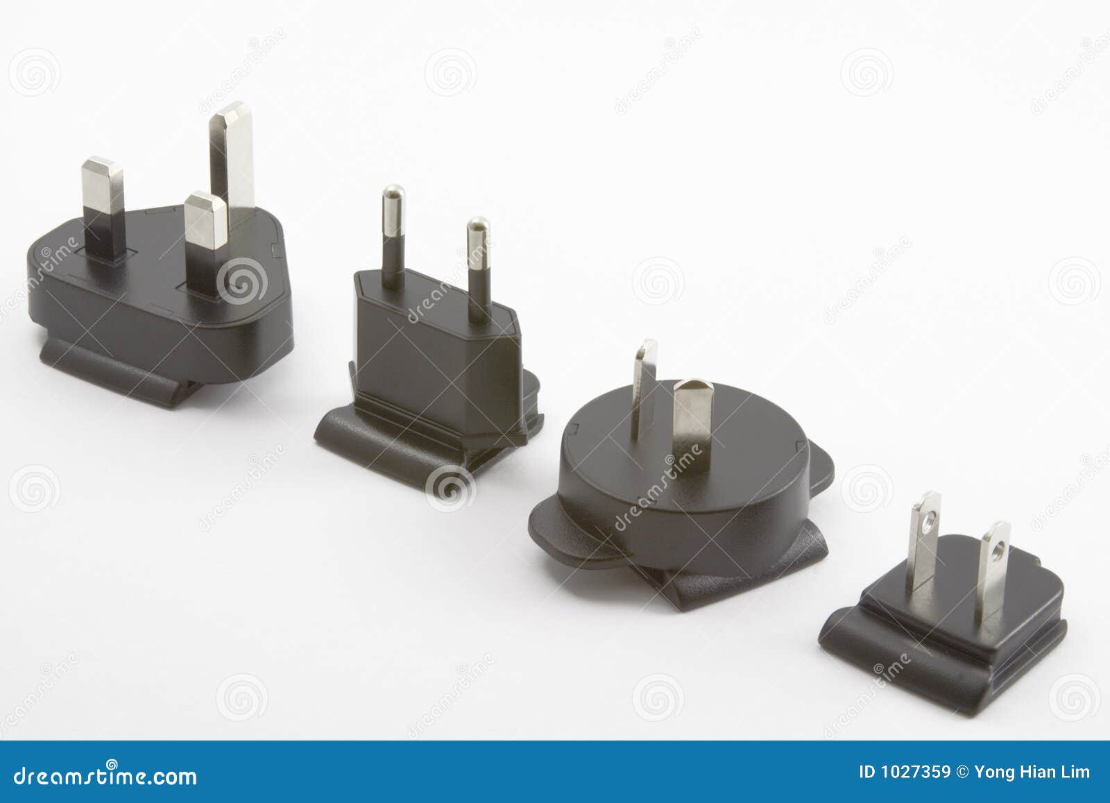 Power plugs stock image. Image of adapter, variation, voltage - 1027359