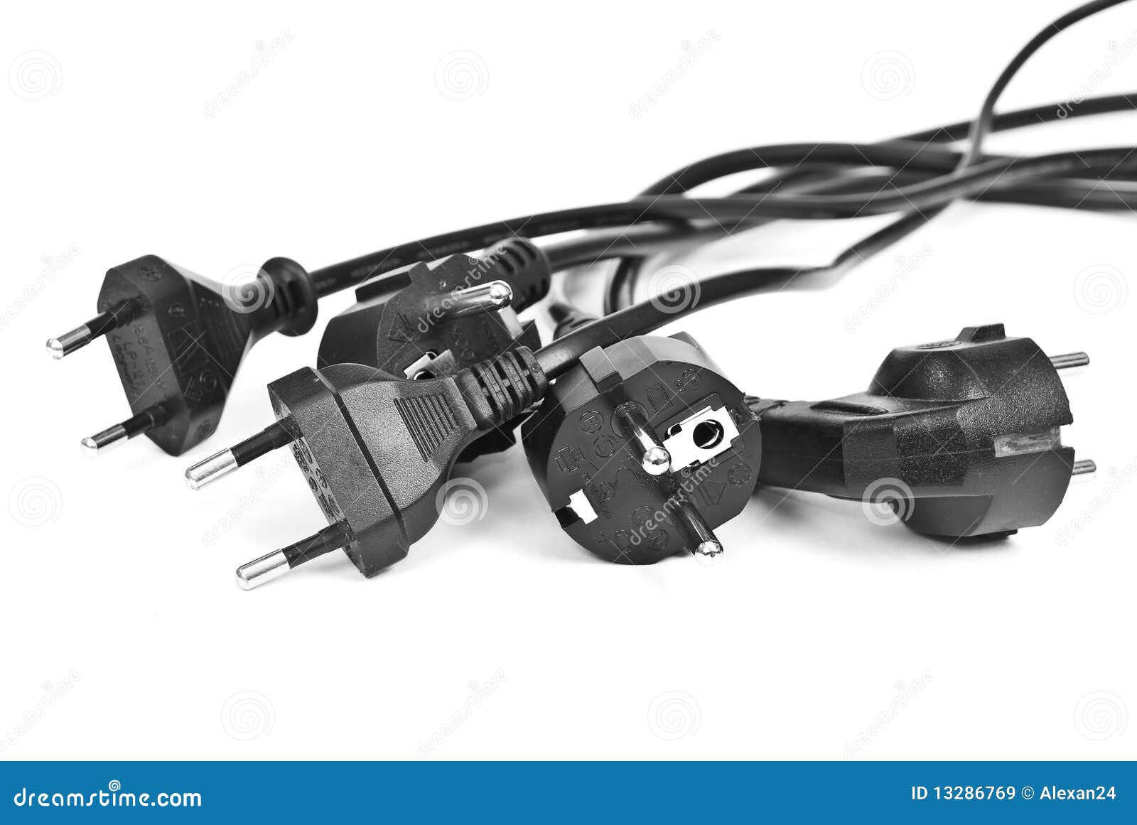 Power plugs stock image. Image of crop, excess, outlet - 13286769