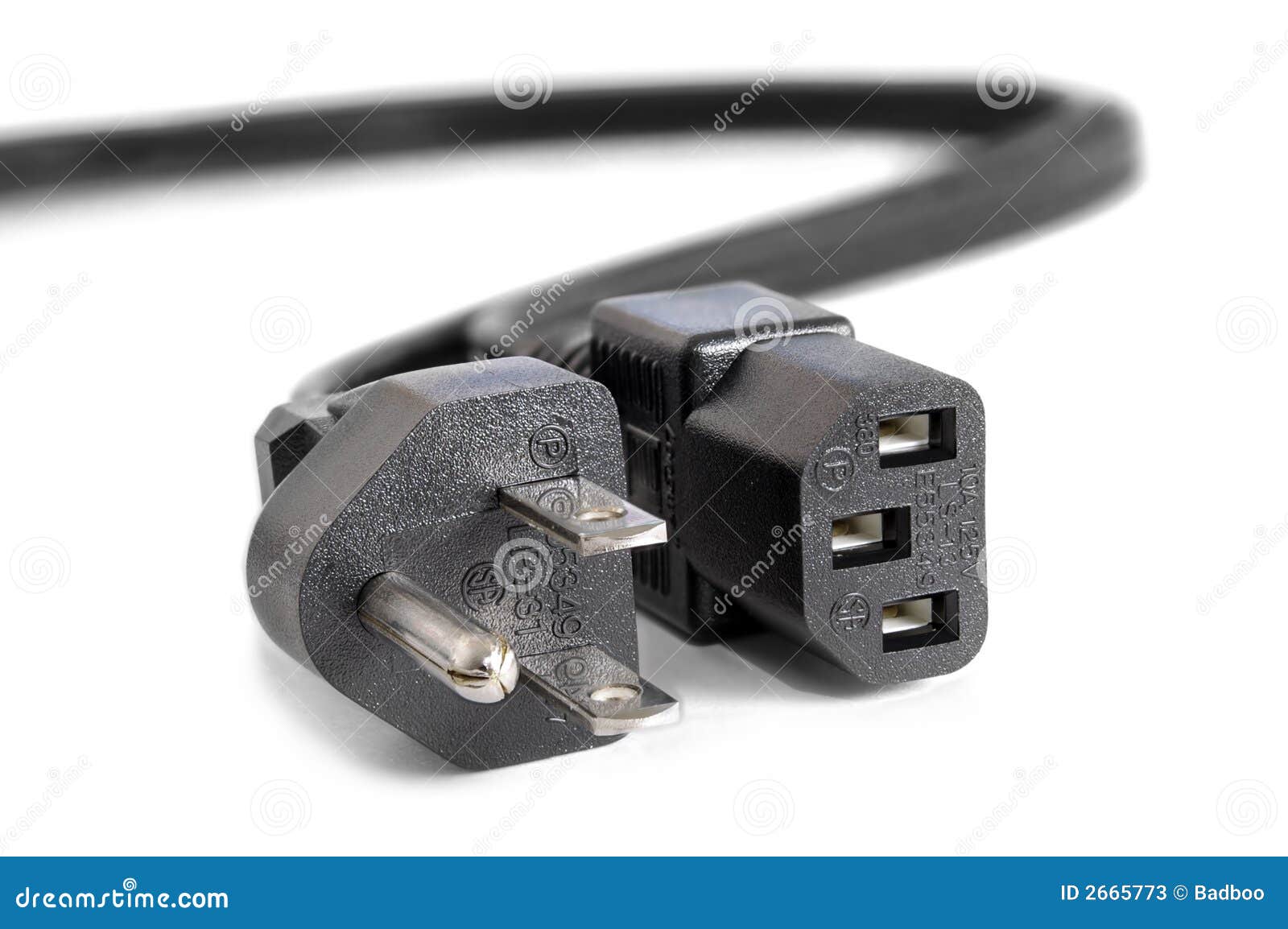 Power Plugs stock image. Image of join, adapter, hazard - 2665773
