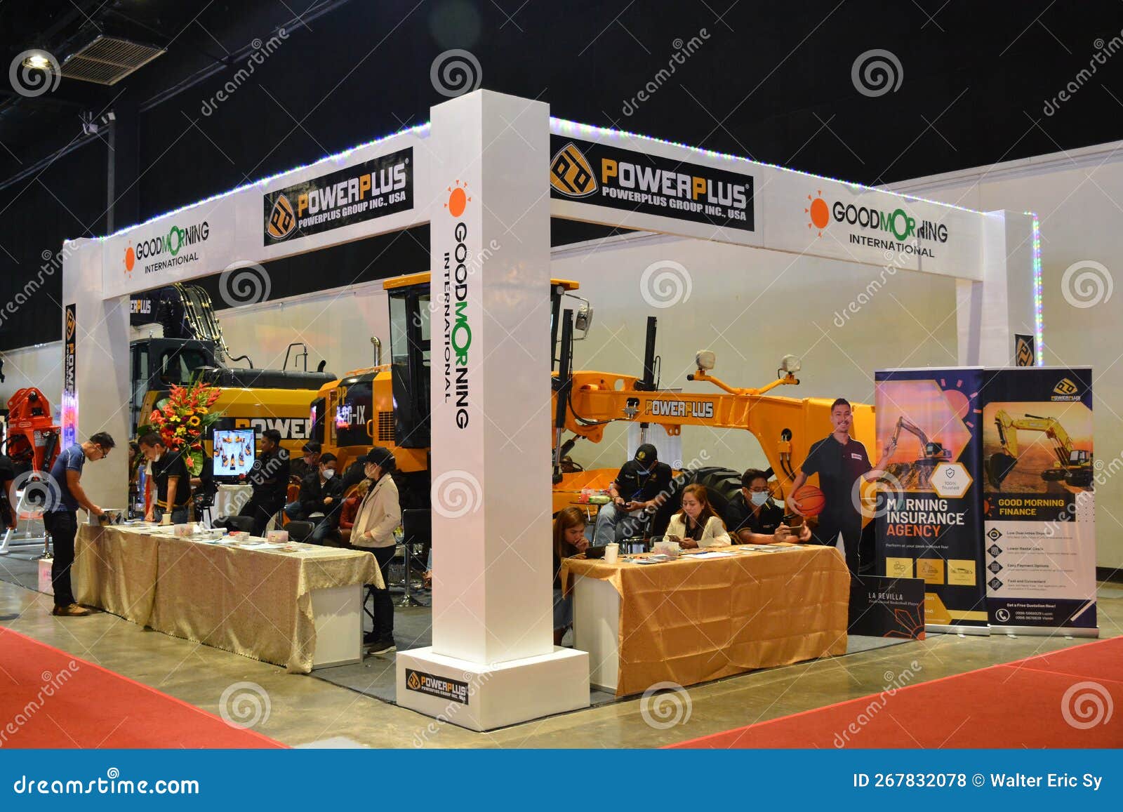 Power Plus Booth at Philconstruct in Pasay, Philippines Editorial Stock ...