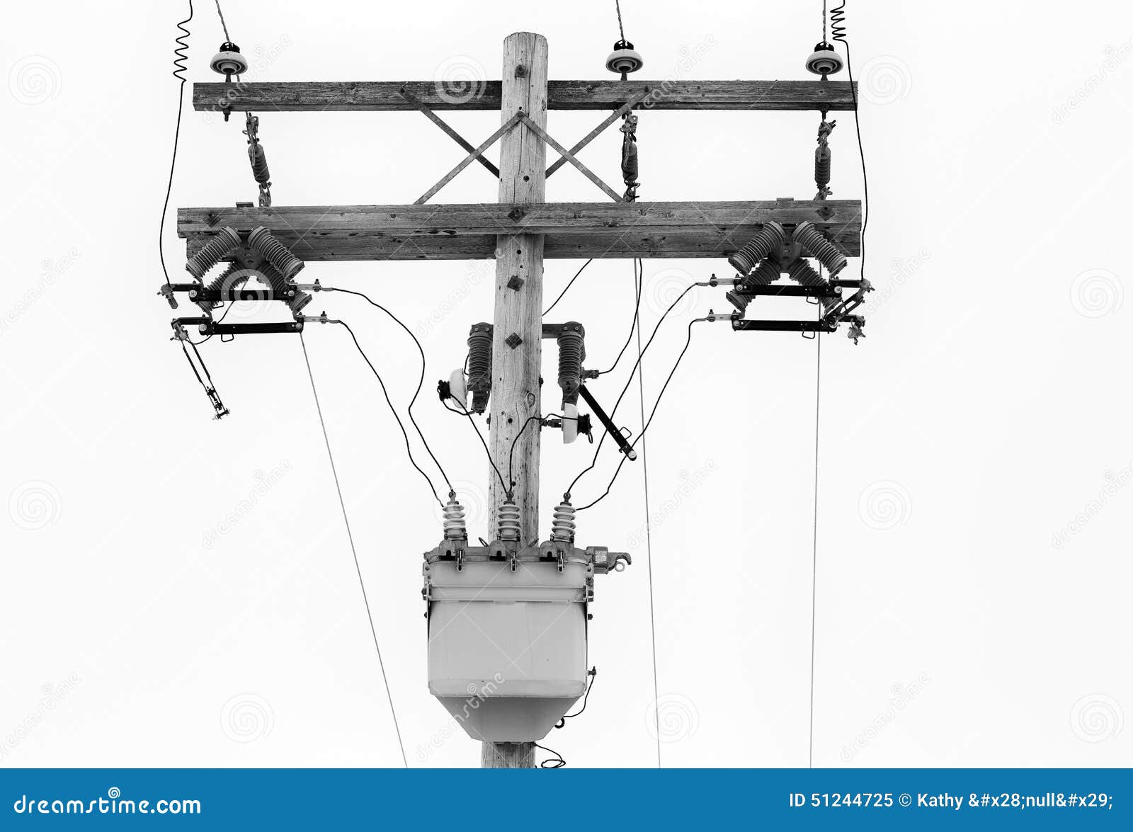 Power pole componets stock image. Image of post, componets - 51244725