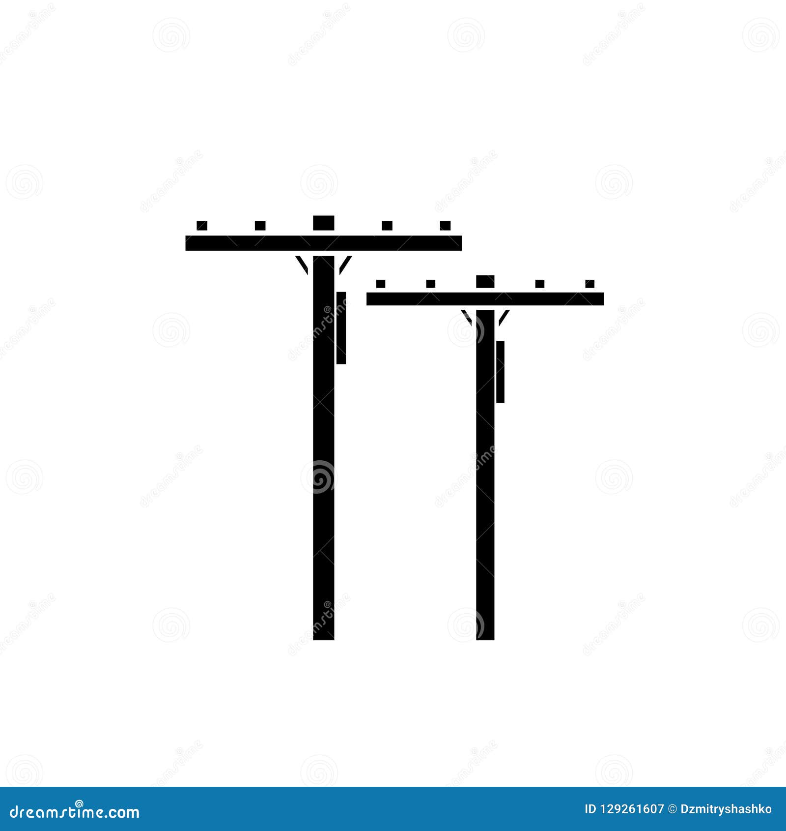 Power Pole Cartoon Vector | CartoonDealer.com #37501739