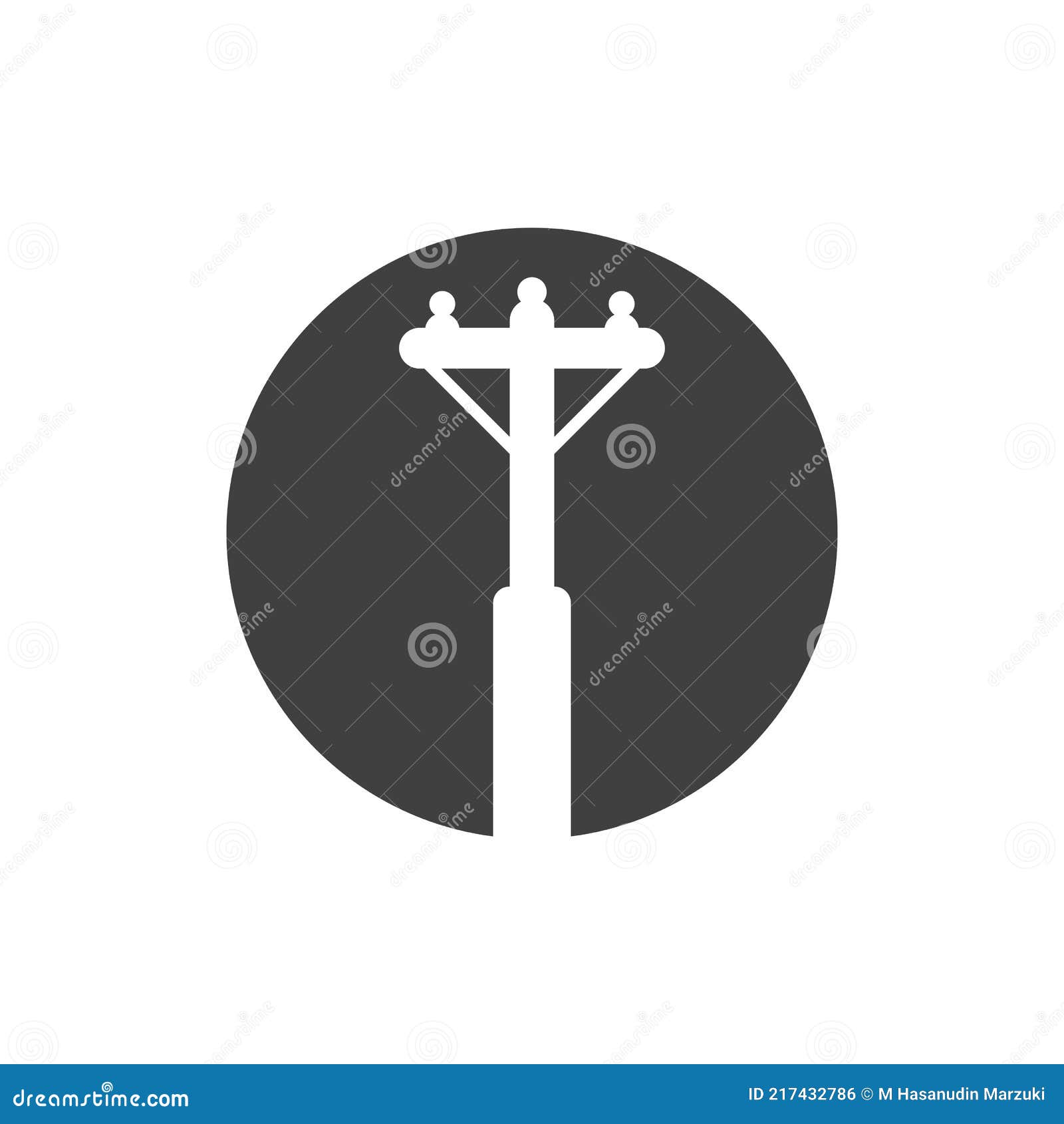 Powerpole Logo Power Pole Logo Stock Vector. Illustration Of Power