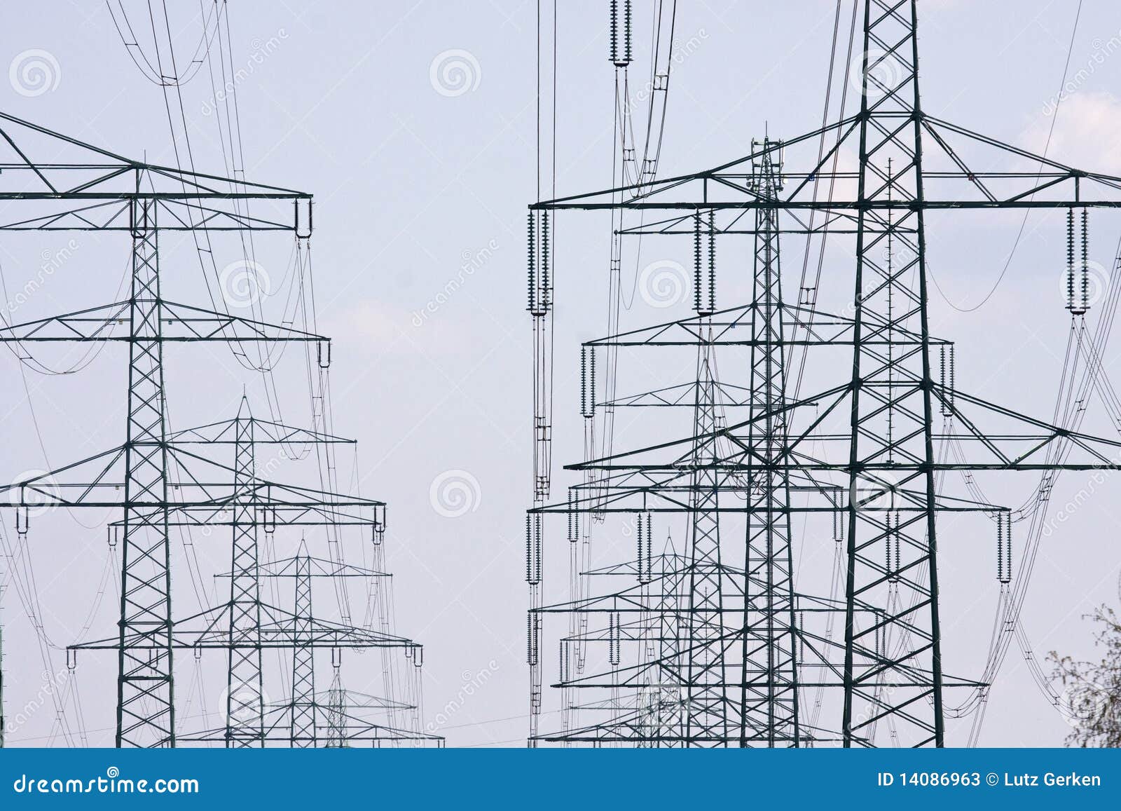 Power poles stock image. Image of transport, technology - 14086963
