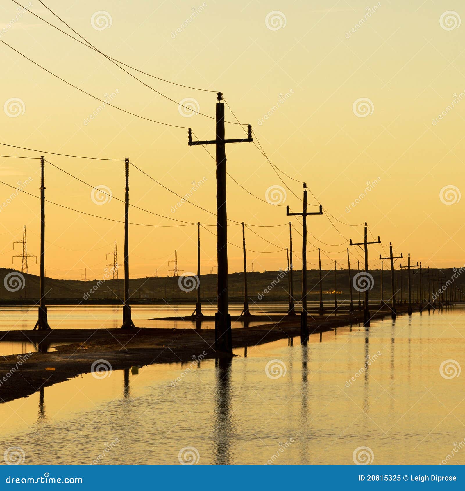 Power Poles stock image. Image of tinto, power, western - 20815325