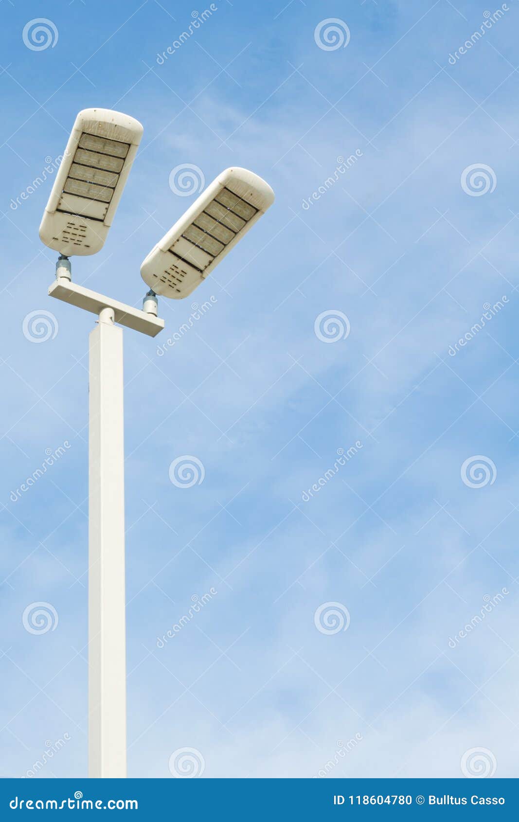 Power Poles with Solar Panels for Solar Power. Energy Saving Ide Stock ...