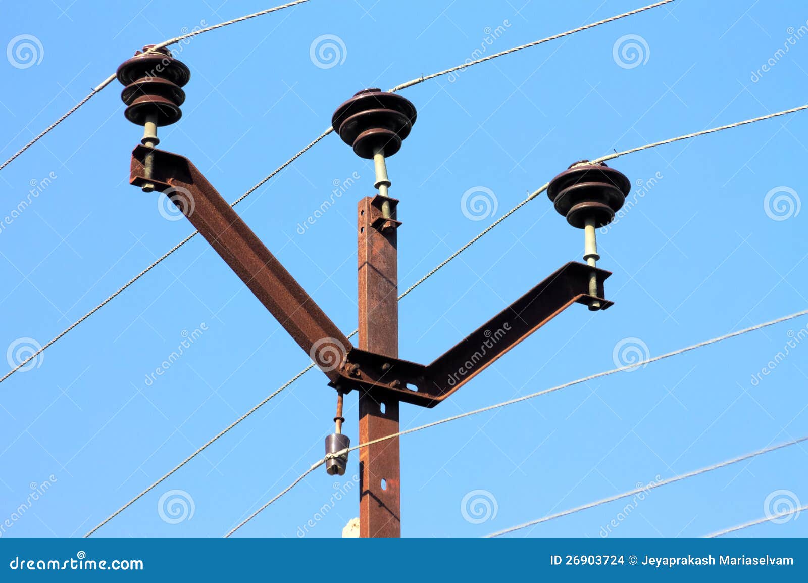 Power post stock photo. Image of industrial, high, environmental - 26903724