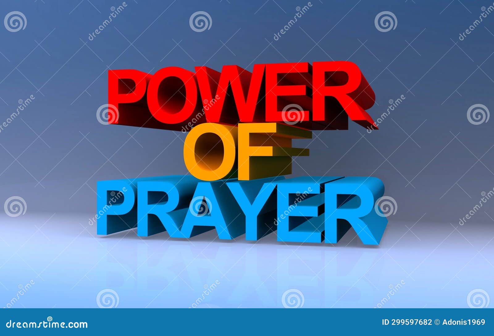 Power of prayer on blue stock photo. Image of devotion - 299597682