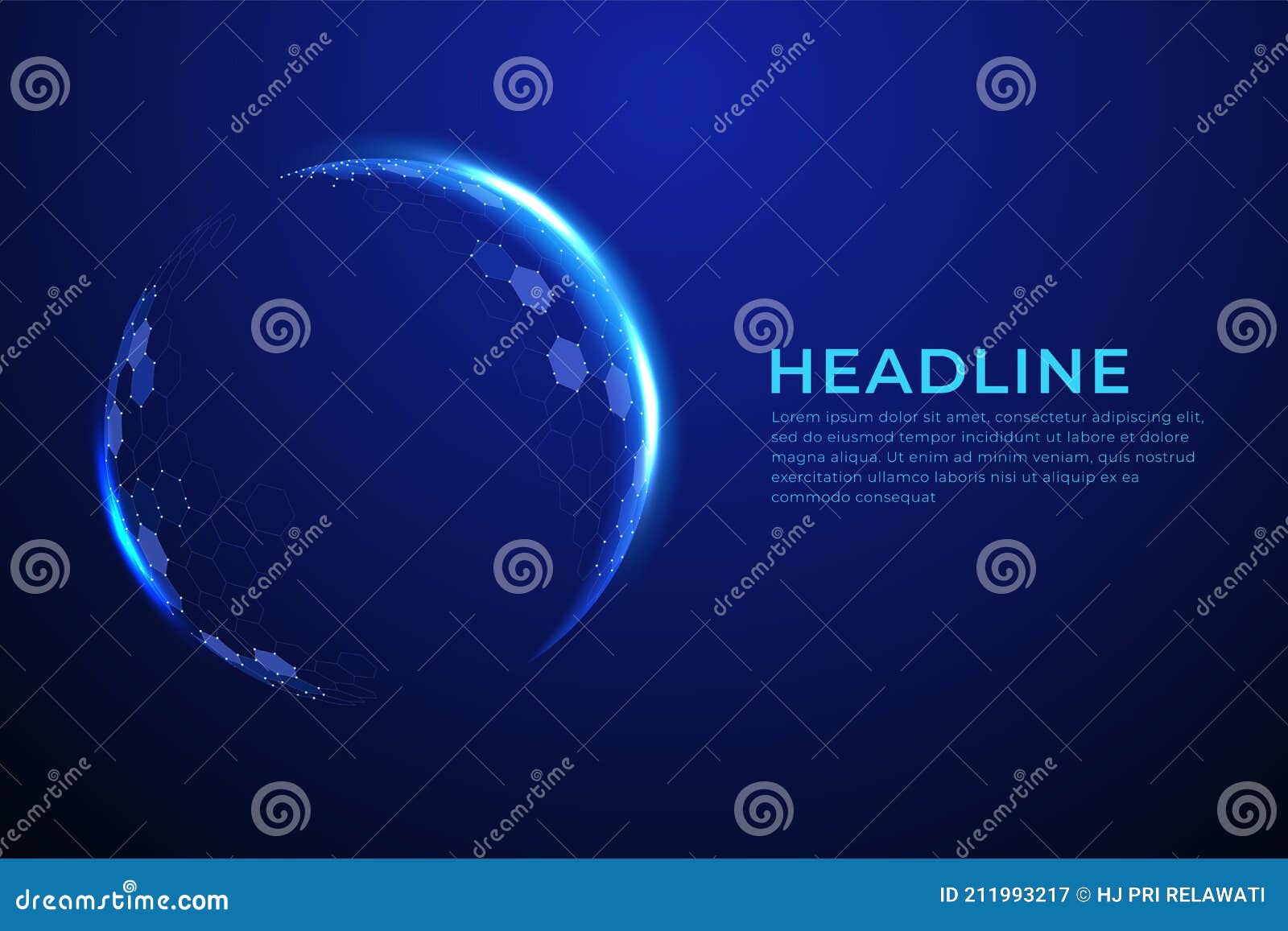 Power Protective Energy Dome, Shield on Blue Background Stock Vector ...