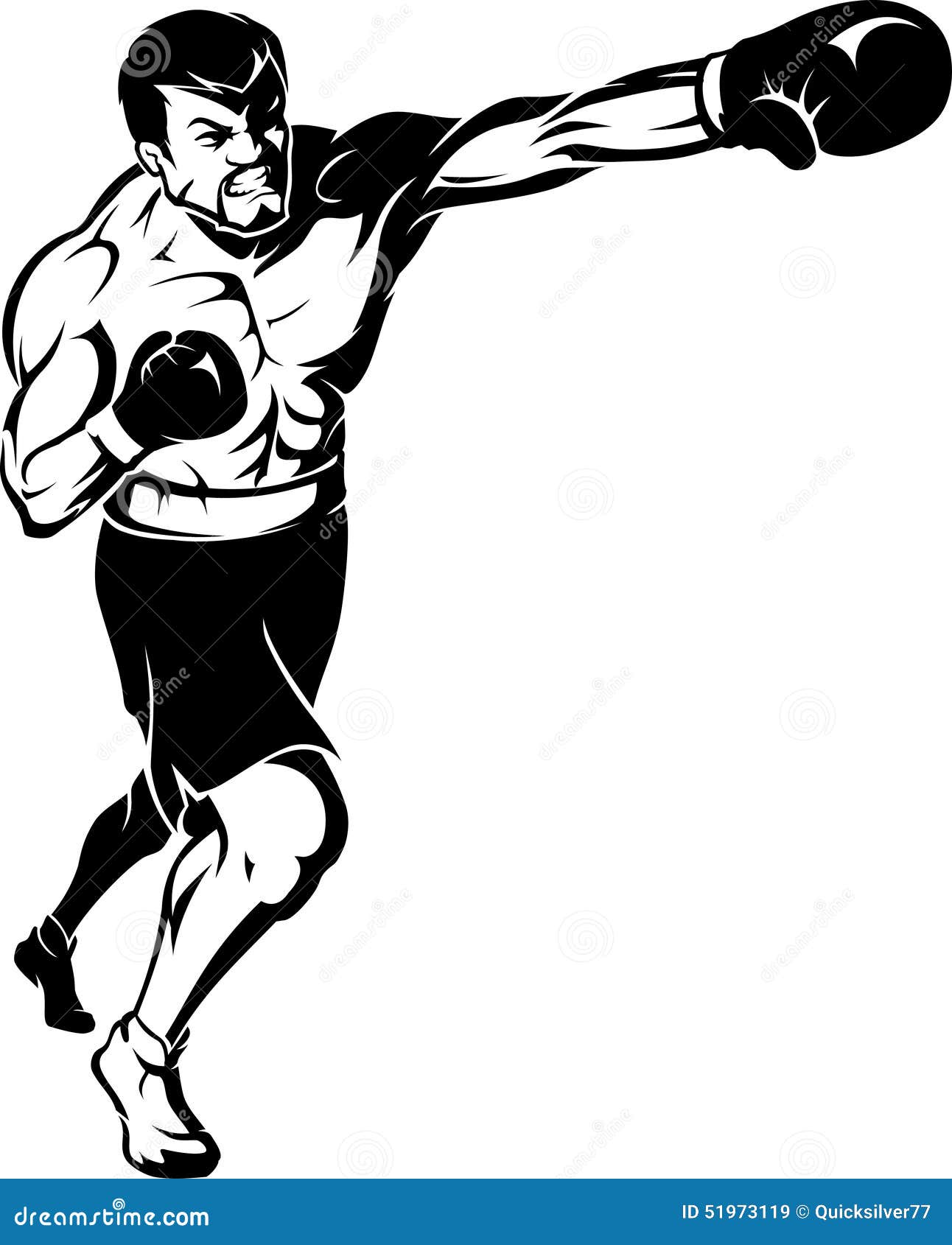 Power Punch stock vector. Illustration of power, work - 51973119