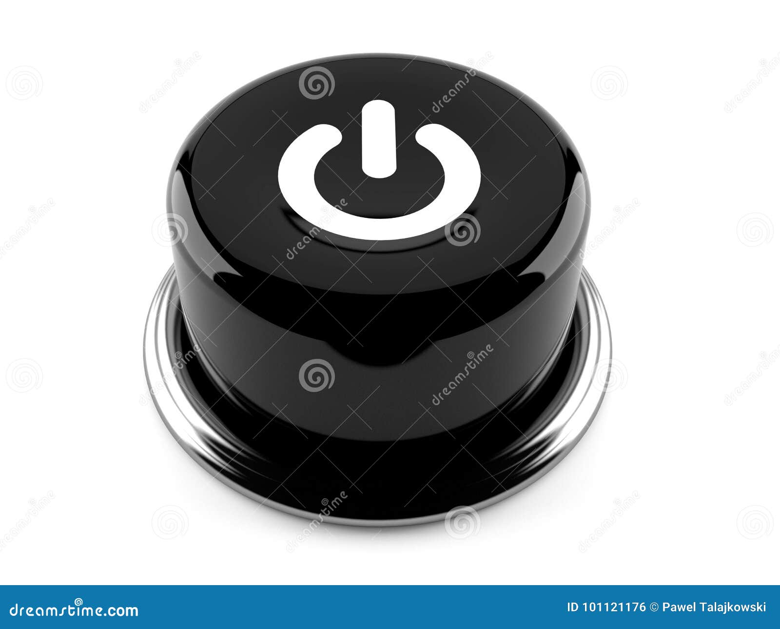 Power Push Button Activated Royalty-Free Stock Photography ...