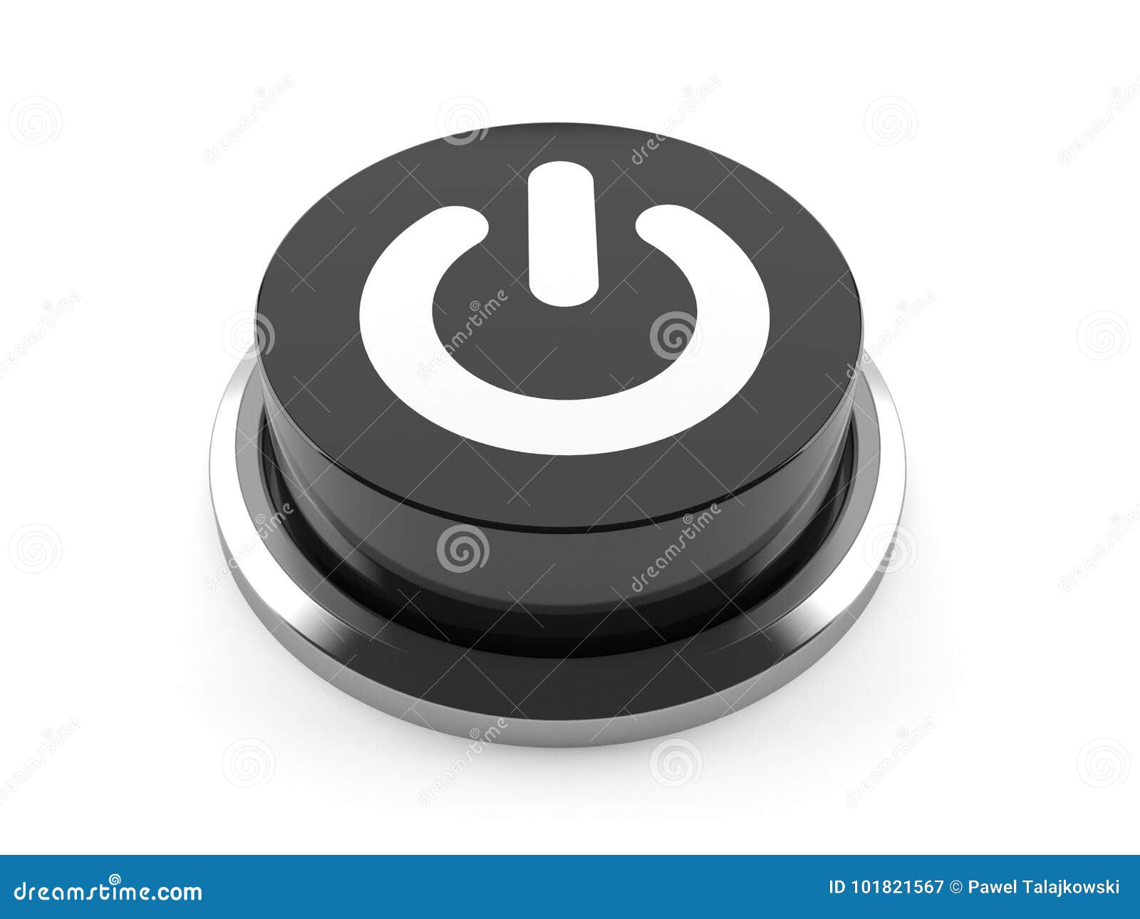 Power Push Button Activated Royalty-Free Stock Photography ...