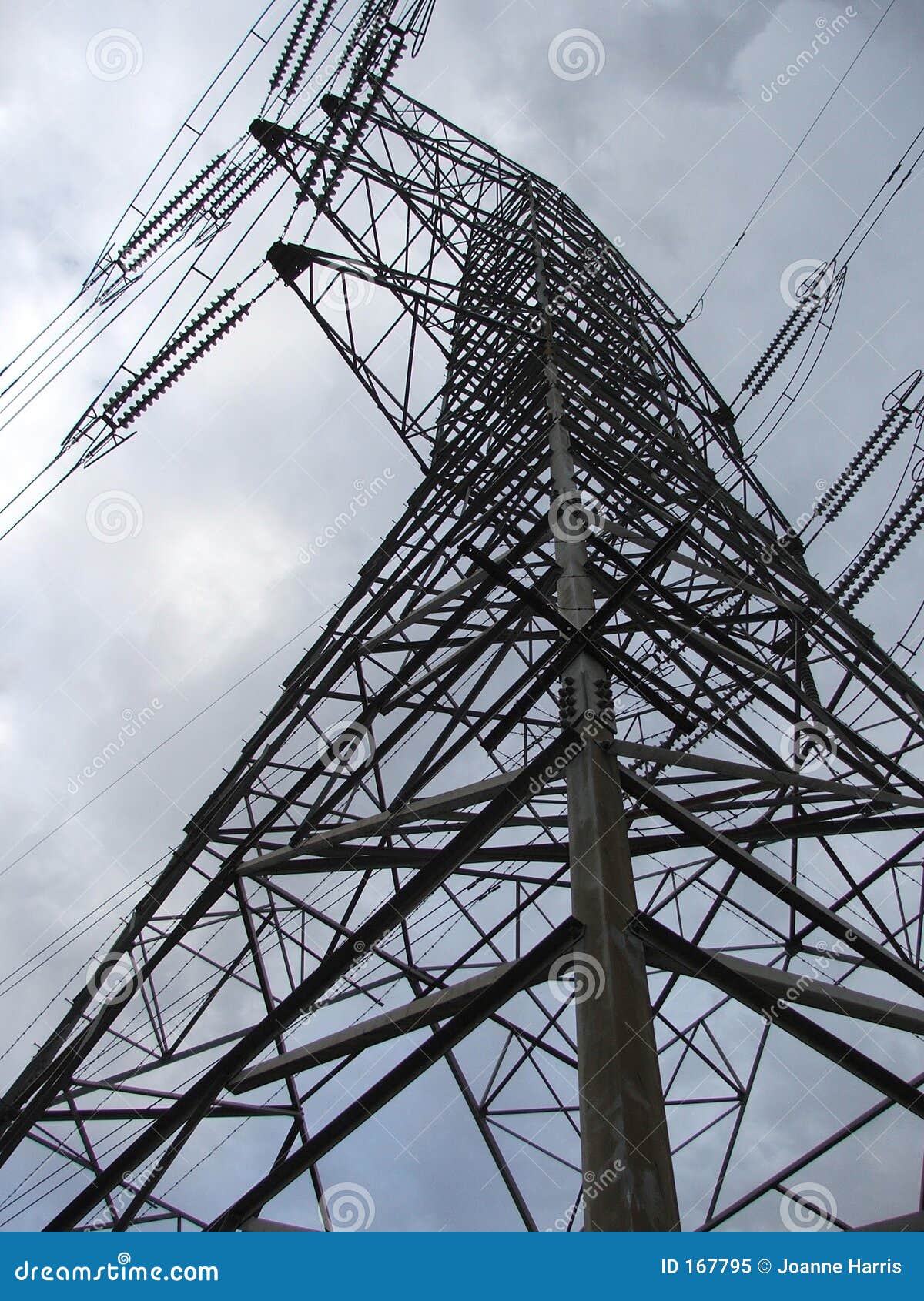 Power pylon stock image. Image of distribution, metal, power - 167795