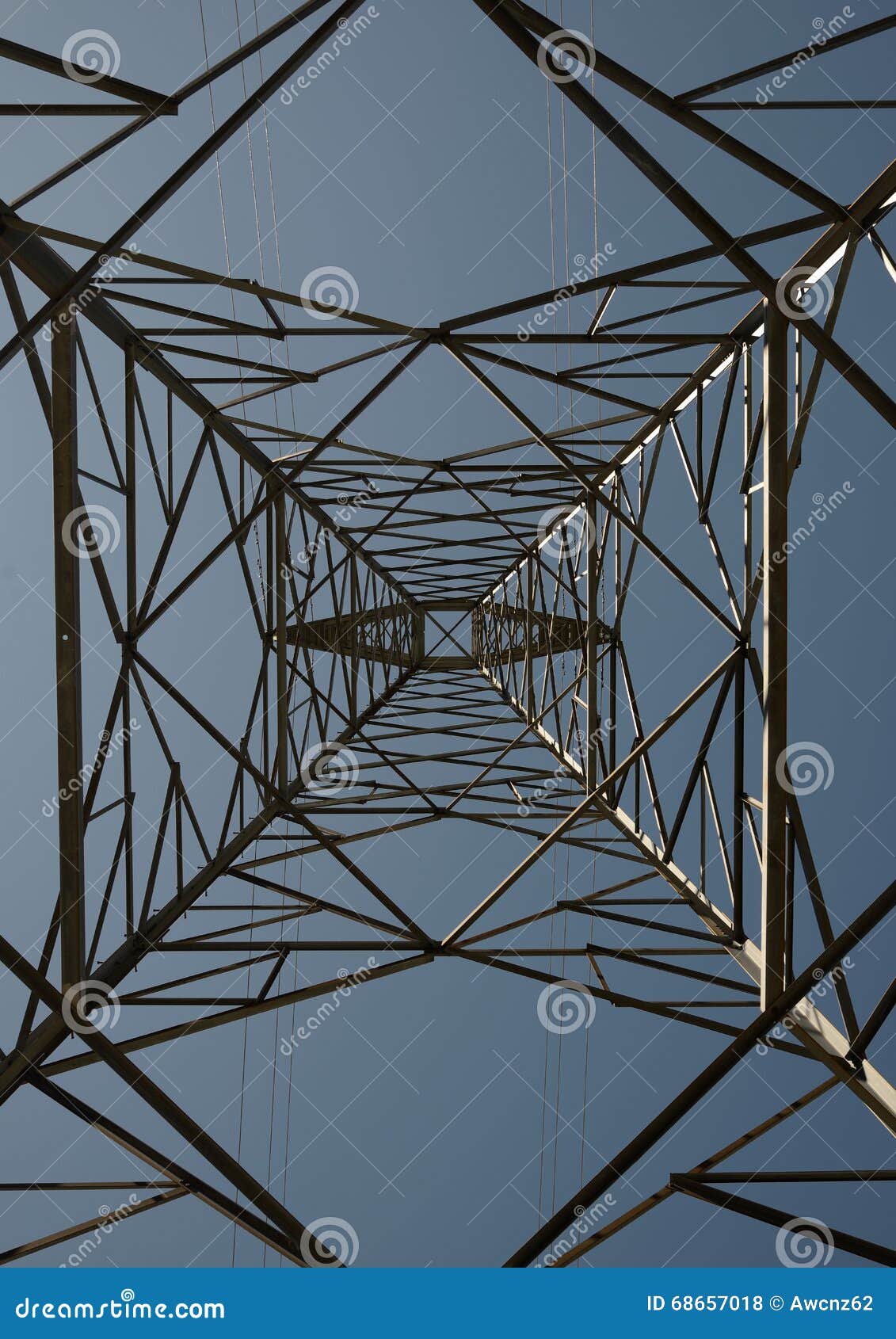 Power pylon stock photo. Image of pylon, industry, tower - 68657018
