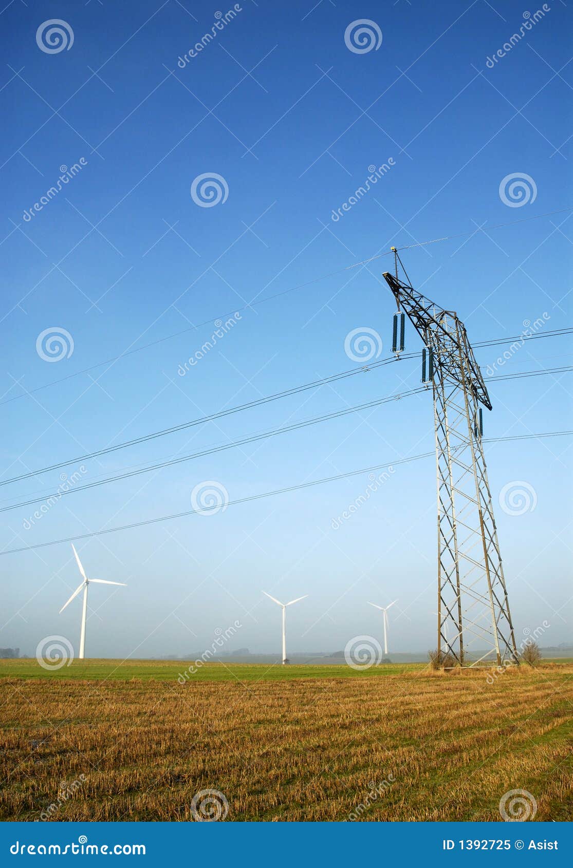 Power pylons stock image. Image of lines, high, infrastructure - 1392725