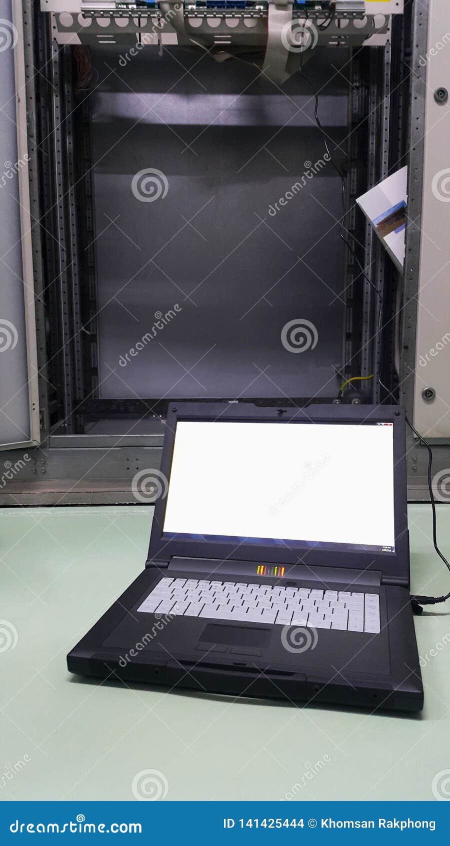 Power Quality Measurement for Electrical Part Stock Photo - Image of ...