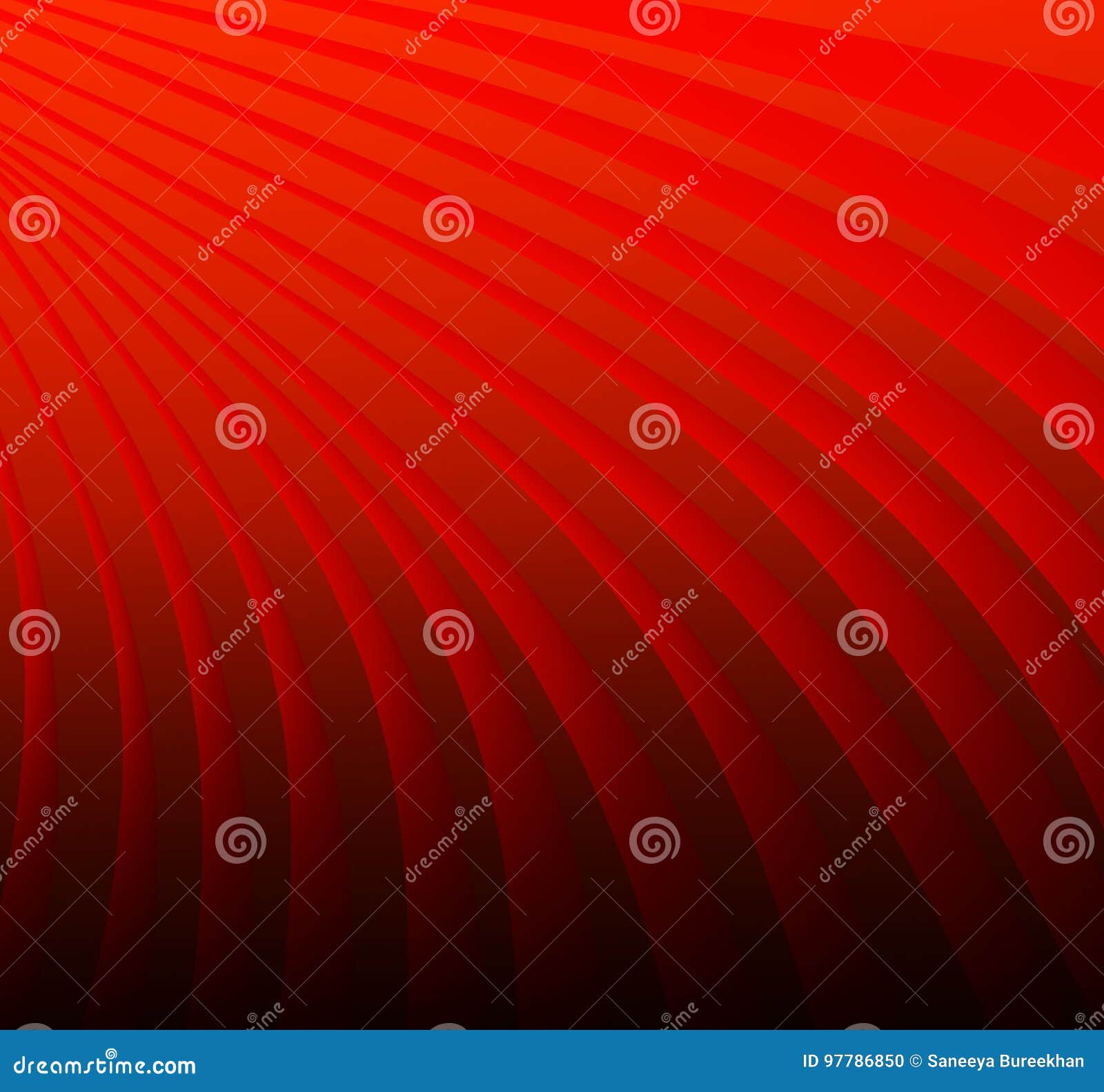 Power of red color curves stock illustration. Illustration of ...