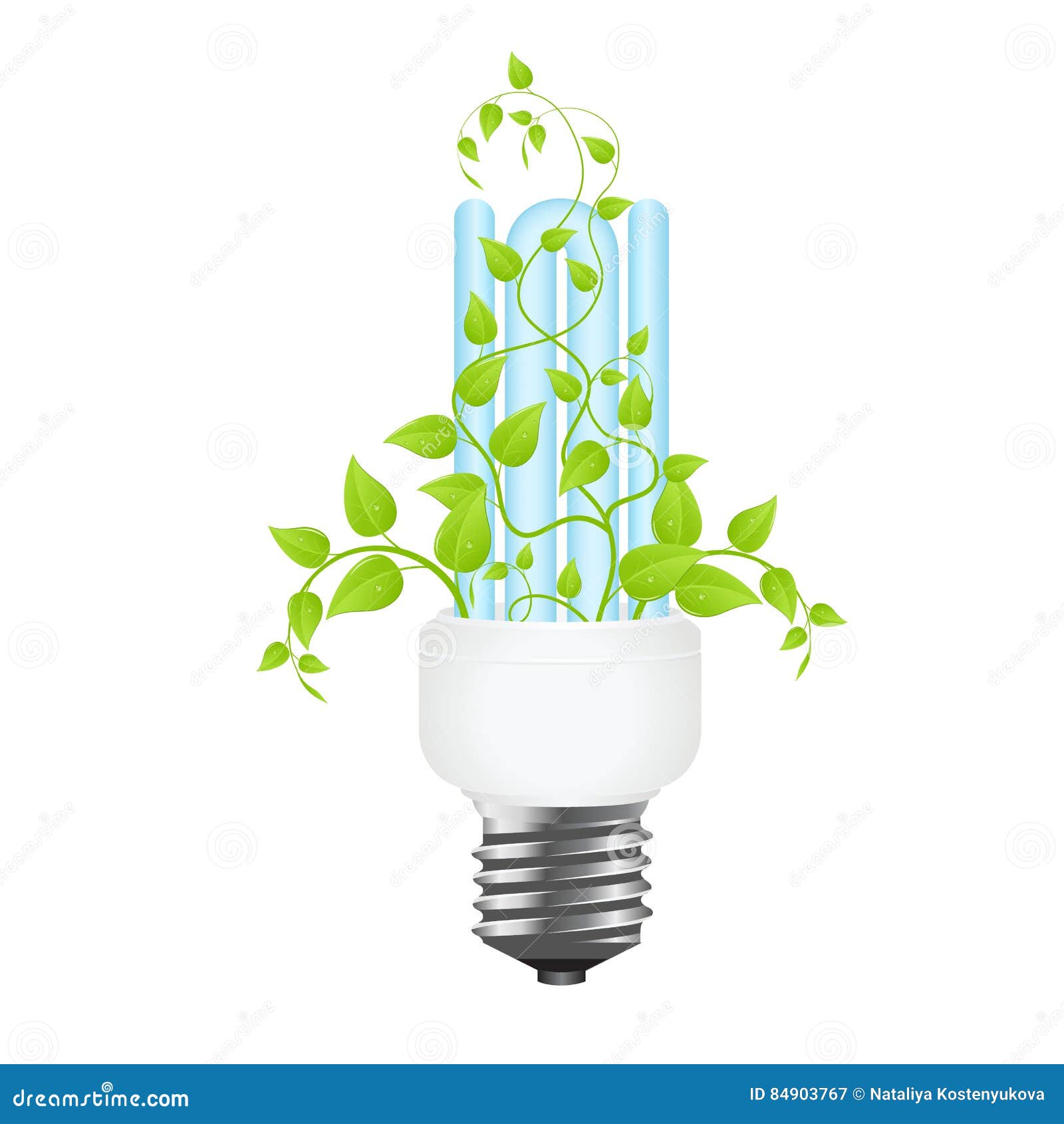 Power saving isolated stock vector. Illustration of ecology - 84903767