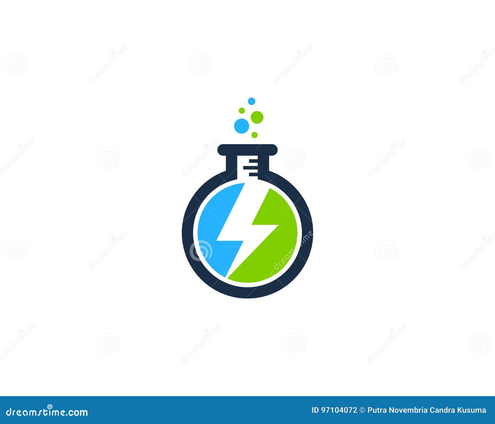 Power Science Lab Icon Logo Design Element Stock Vector - Illustration ...