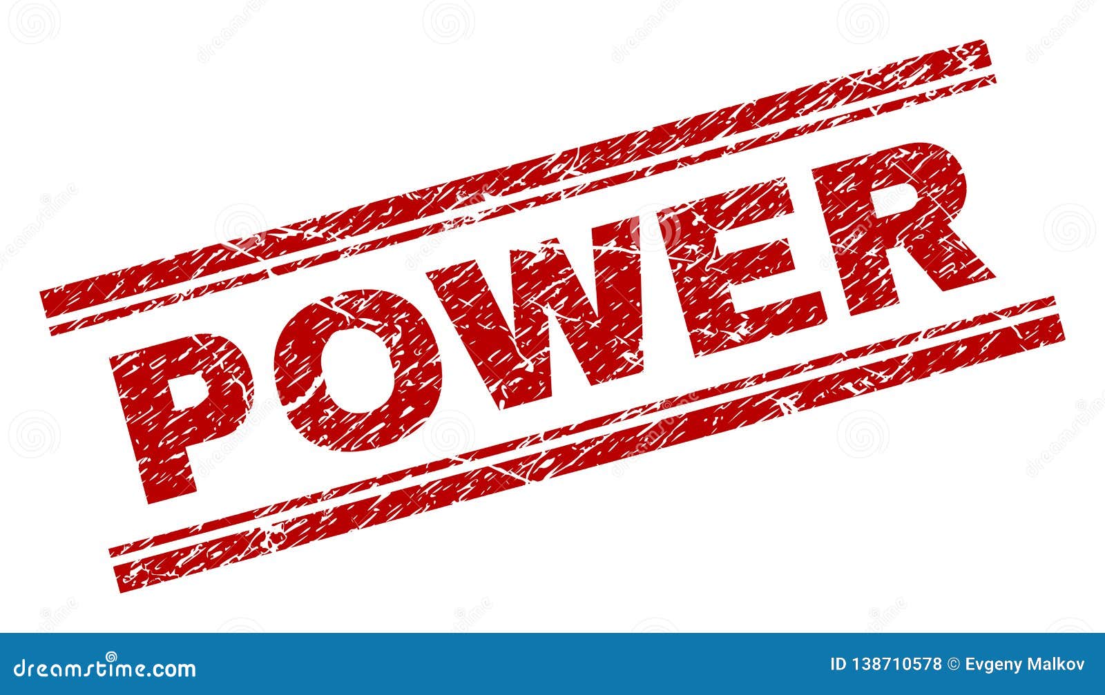 Grunge Textured POWER Stamp Seal Stock Vector - Illustration of draft ...