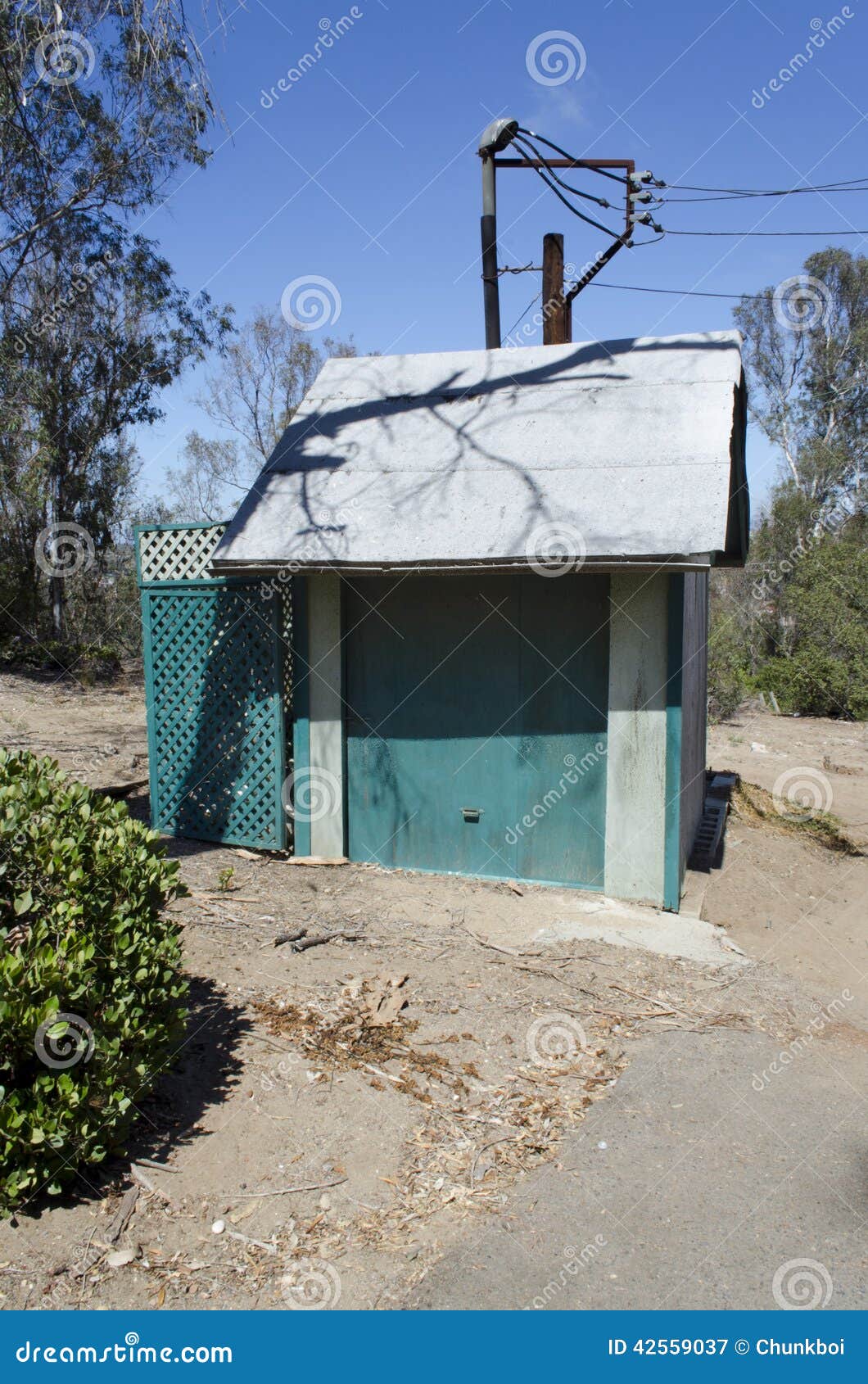 The power shack stock image. Image of decrepit, derilict - 42559037