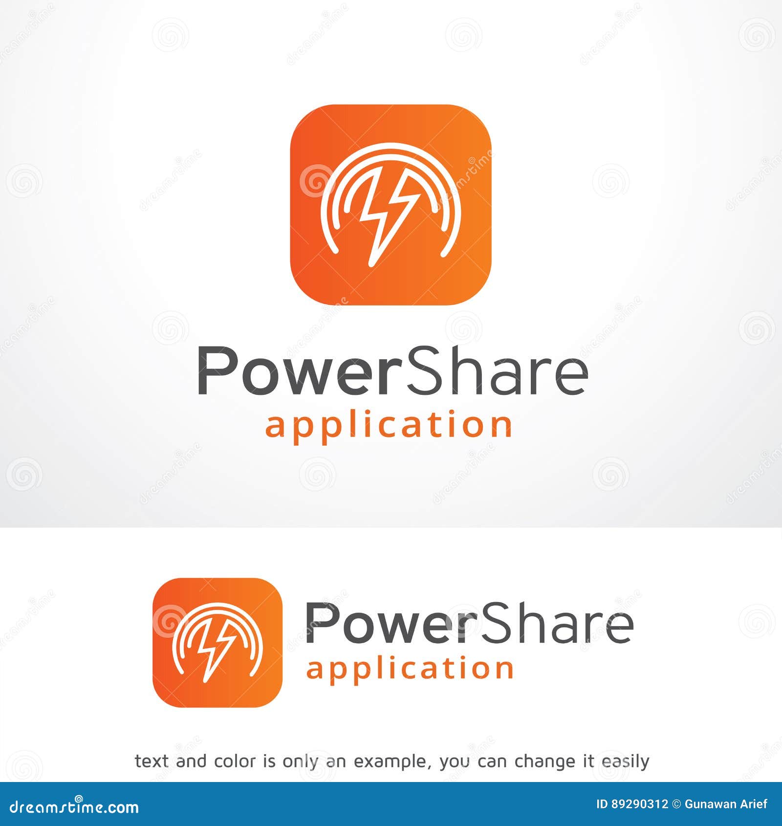 Power Share Logo Template Design Vector, Emblem, Design Concept ...