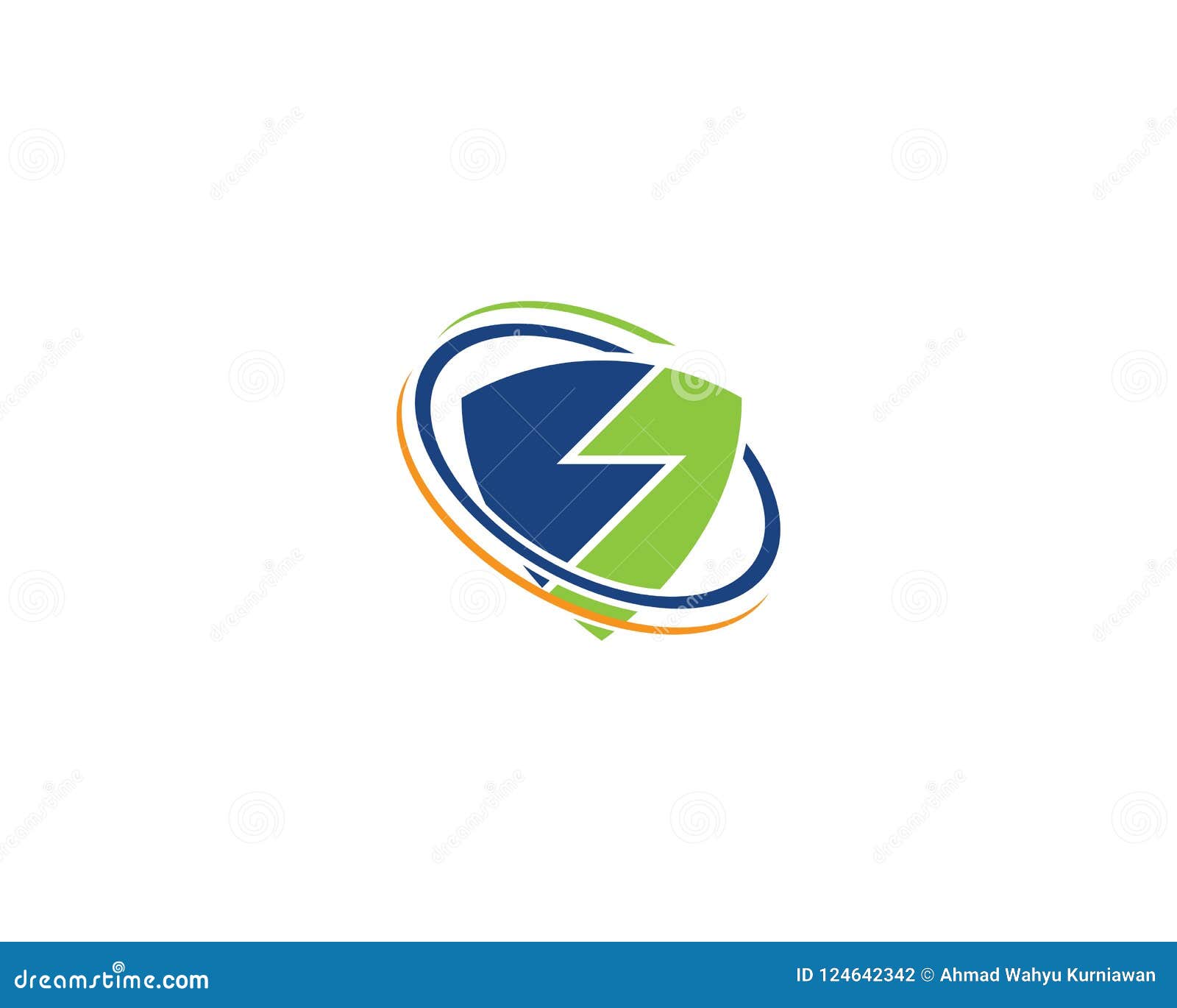 Power Shield logo template stock illustration. Illustration of power ...