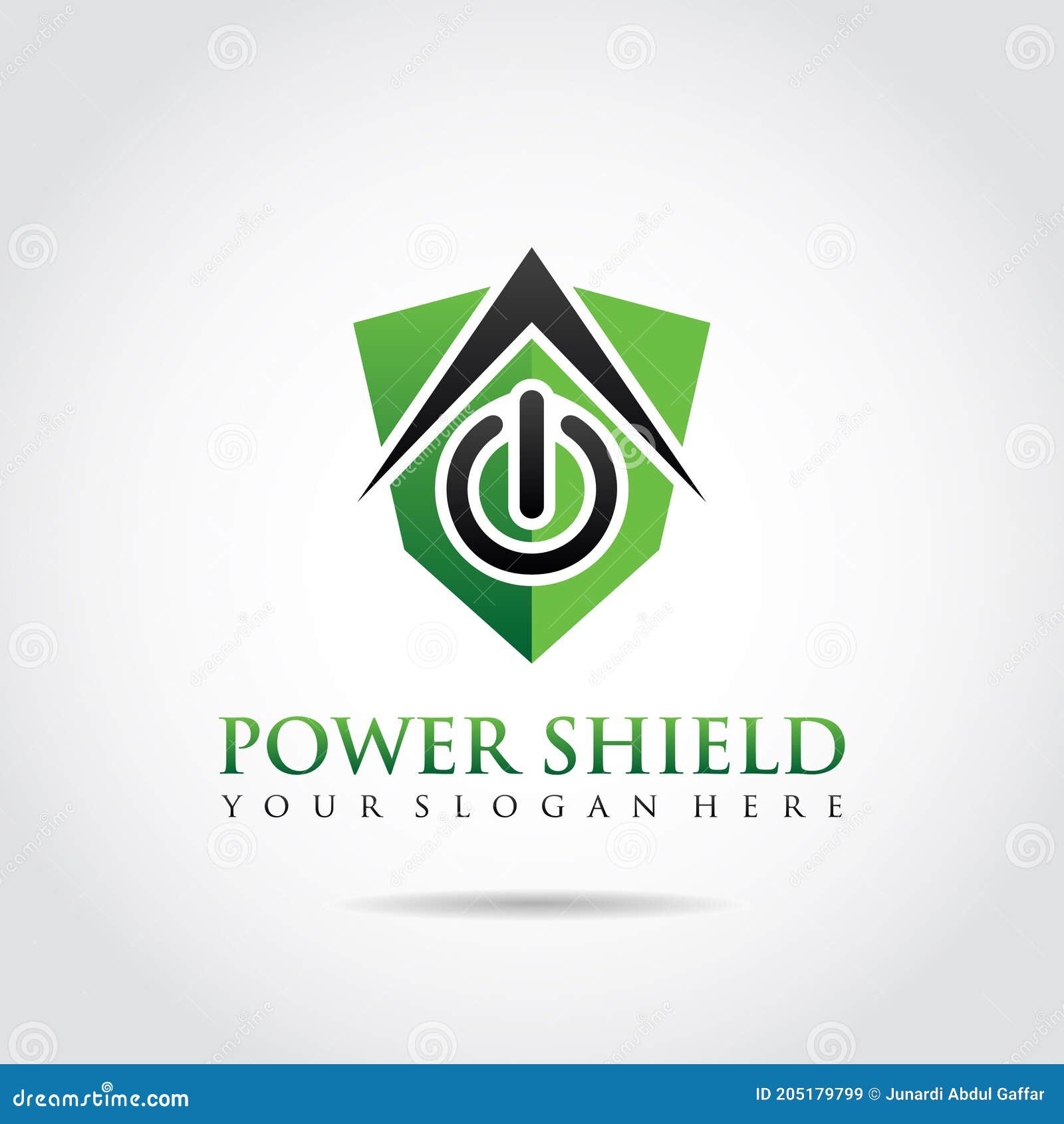 Power Shield Logo Template. Vector Illustrator Eps.10 Stock Vector ...