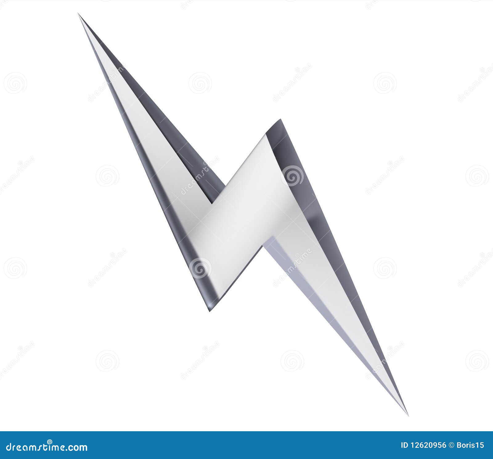 Power sign stock illustration. Illustration of thunderbolt - 12620956