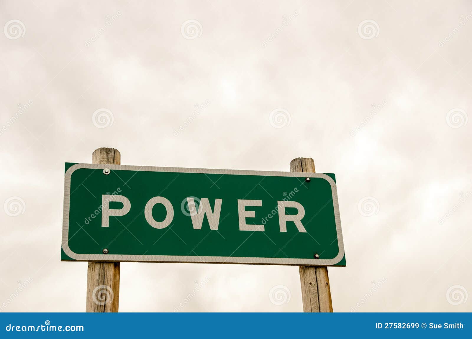 Power Sign stock image. Image of power, montana, white - 27582699