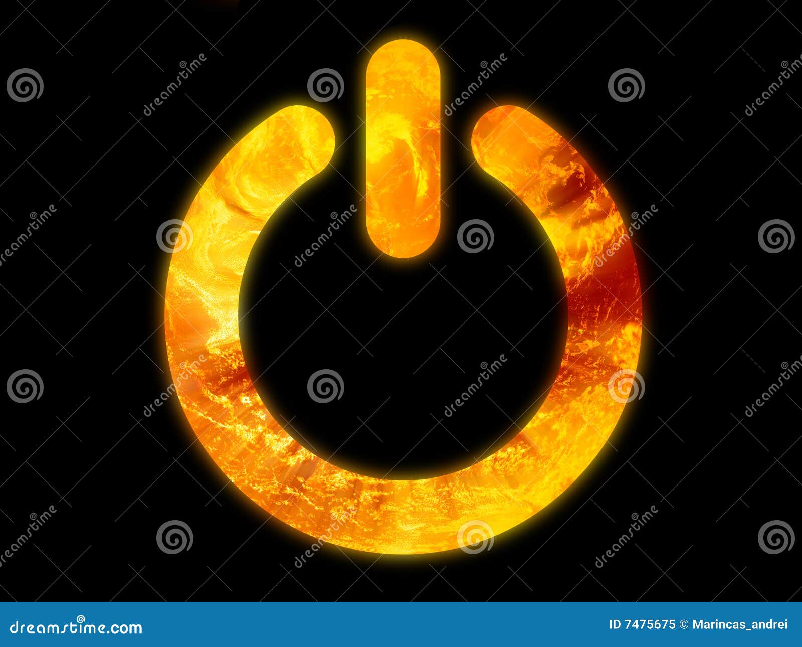 Power Sign Icon. Switch On Symbol. Cartoon Vector | CartoonDealer.com ...